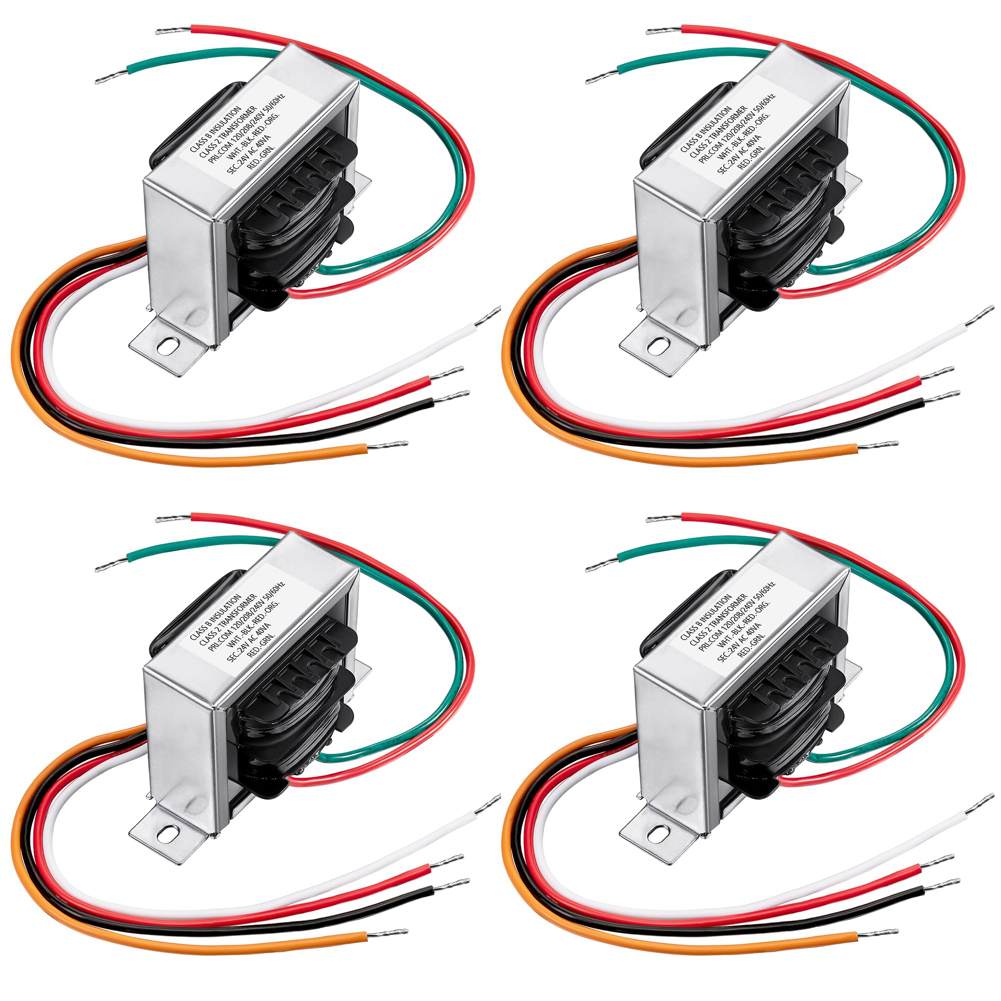 Snapklik.com : Fiada 4 Packs 24V 40VA Control Transformer