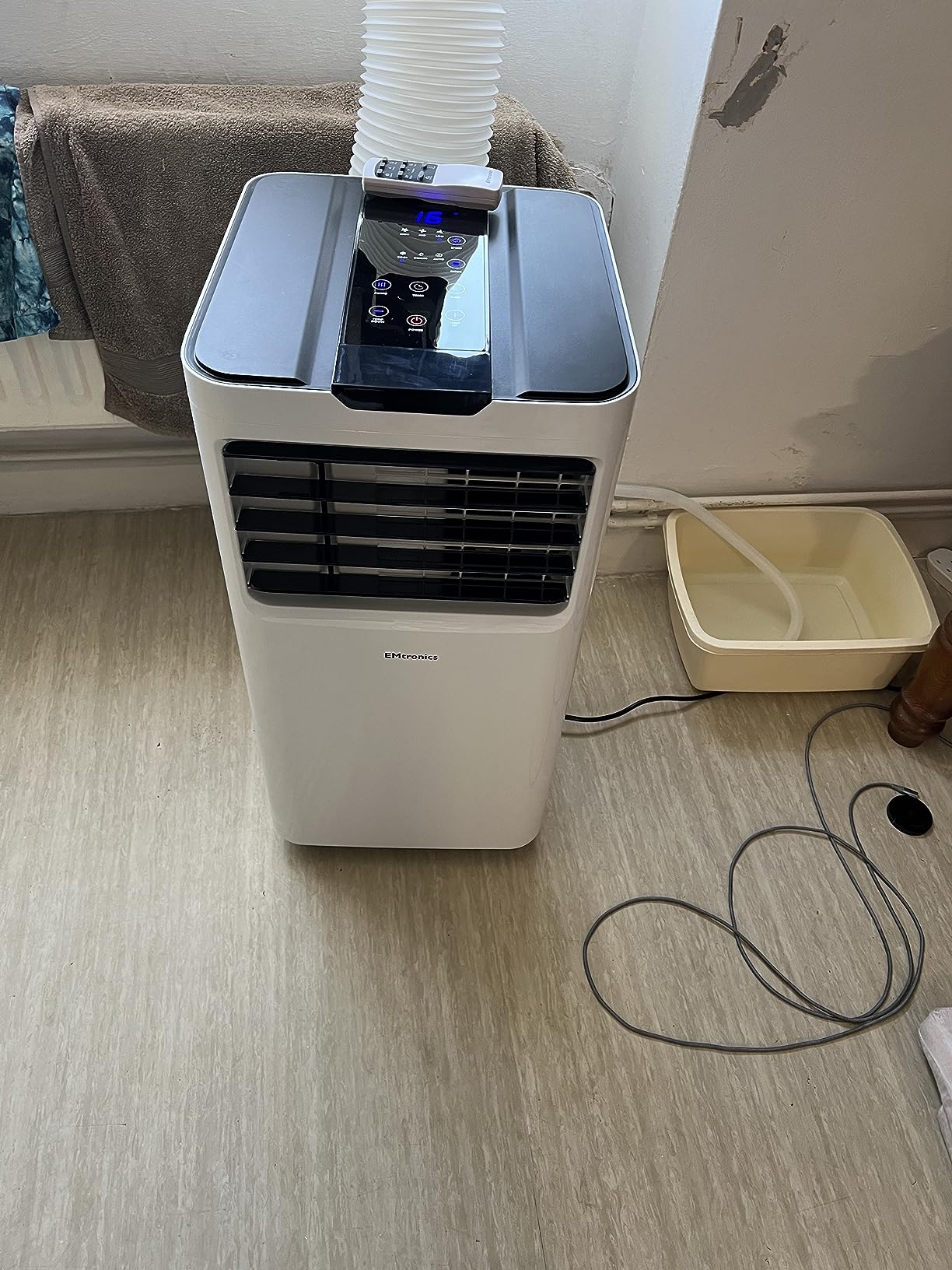 EMtronics Dehumidifier and 3-in-1 Portable Air Conditioner 12,000BTU ...