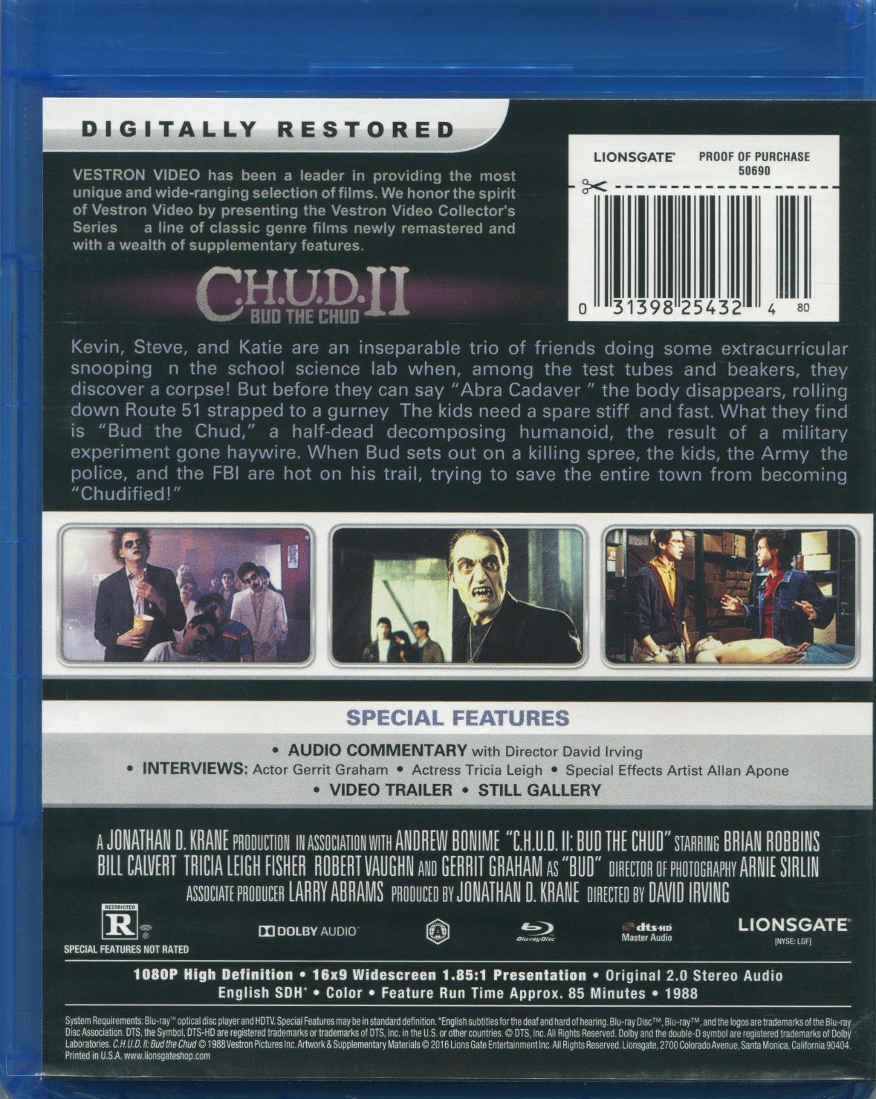 Amazon.com: C.H.U.D. II [VHS] : Brian Robbins, Bill Calvert, Tricia ...