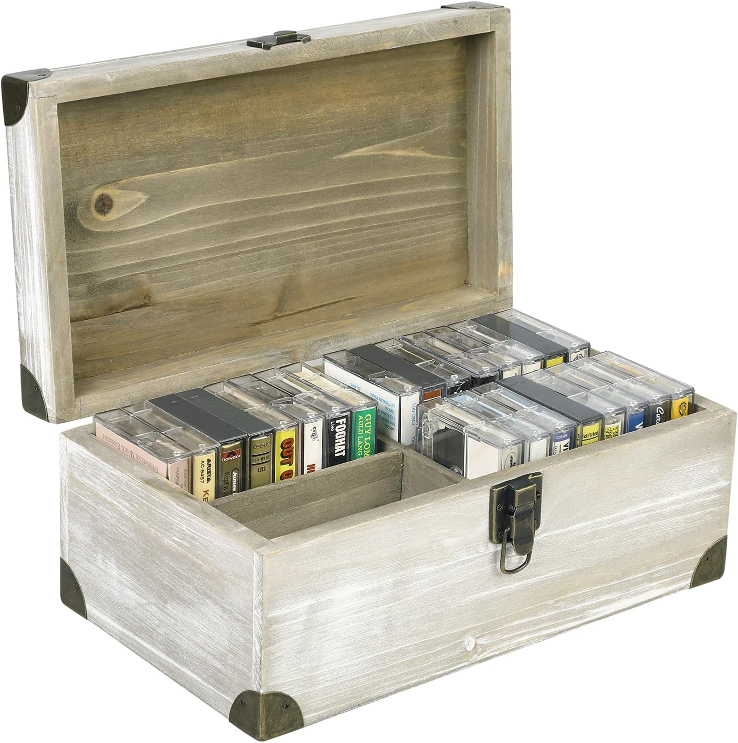 Amazon.com: NUSWOR Upgrades Cassette Tape Storage Box - Dust-Proof ...