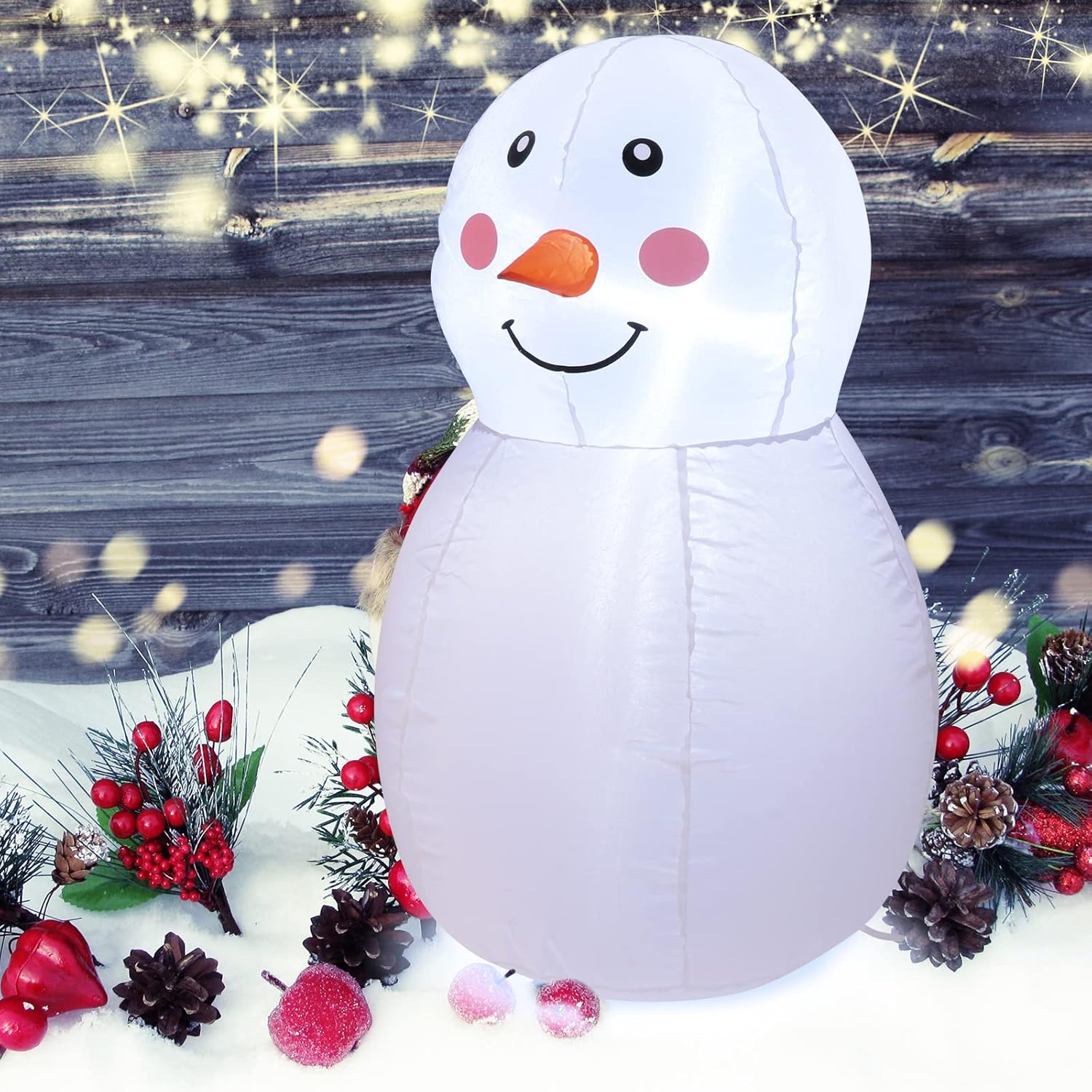 Amazon.com: SWBB Launched A Common Christmas Inflatable Snowman, Built ...