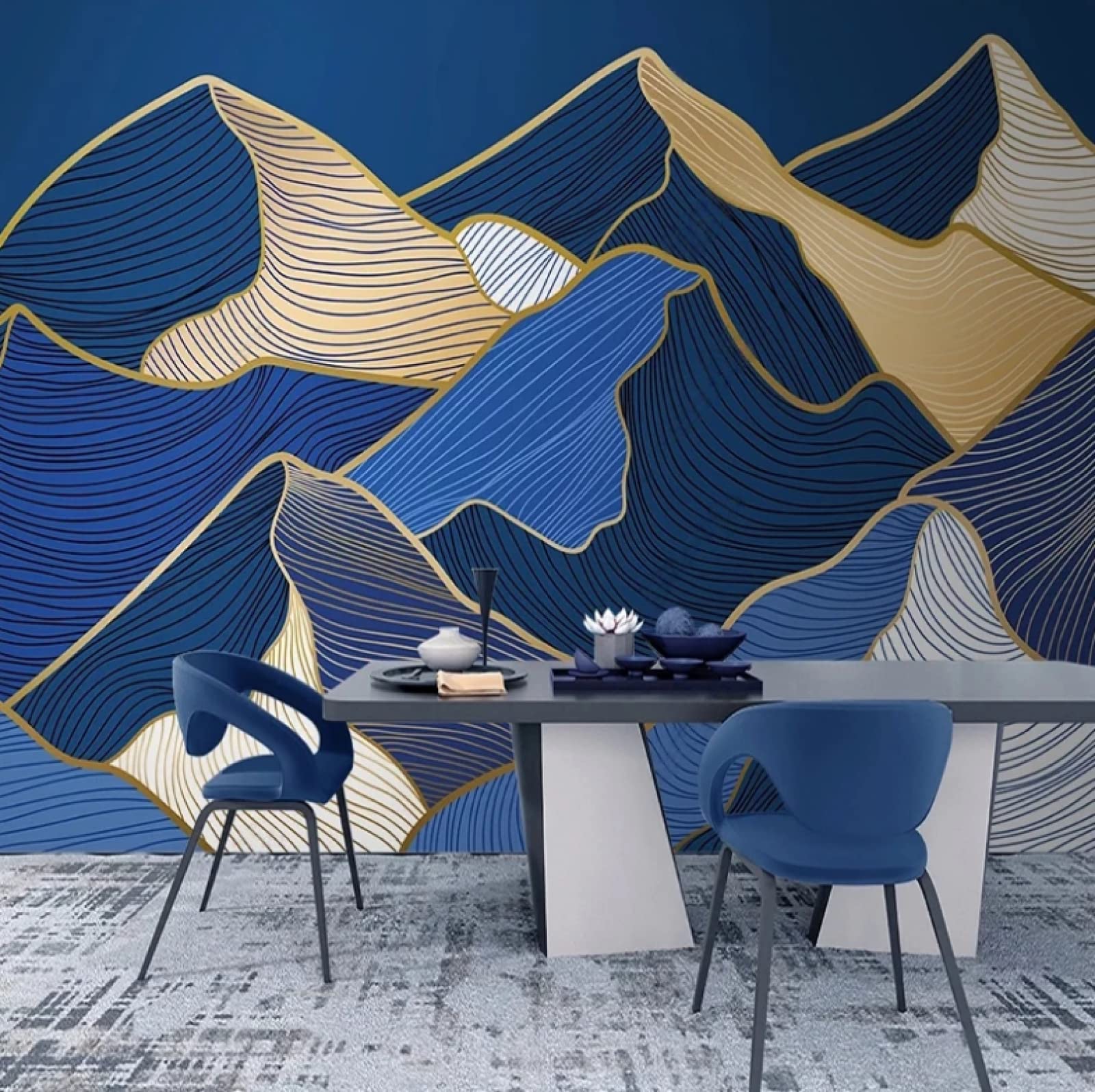 Wallpaper Modern Abstract Blue Modern Tech Blue Background With