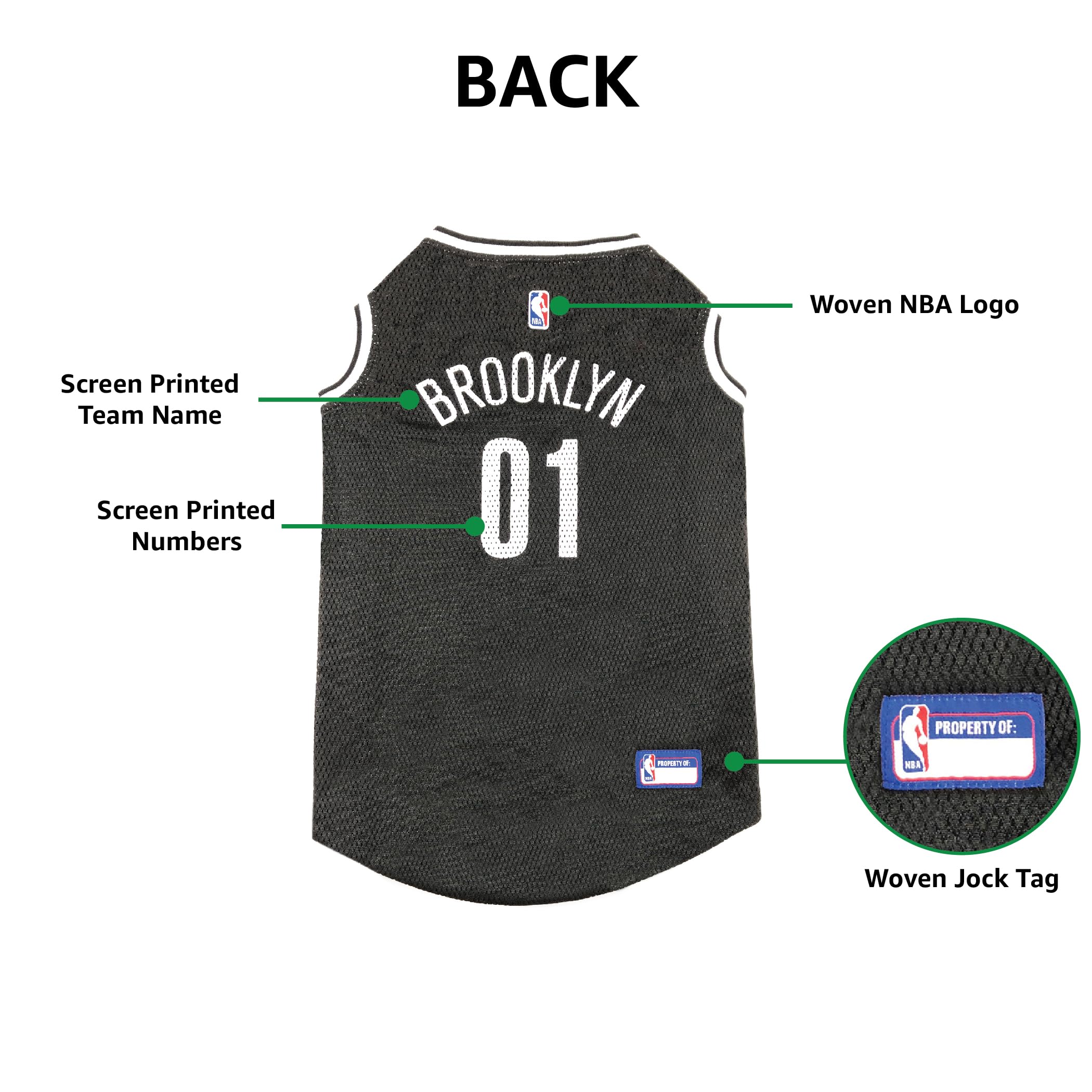 Snapklik.com : NBA PET Jersey Brooklyn NETS Basketball Dog Jersey