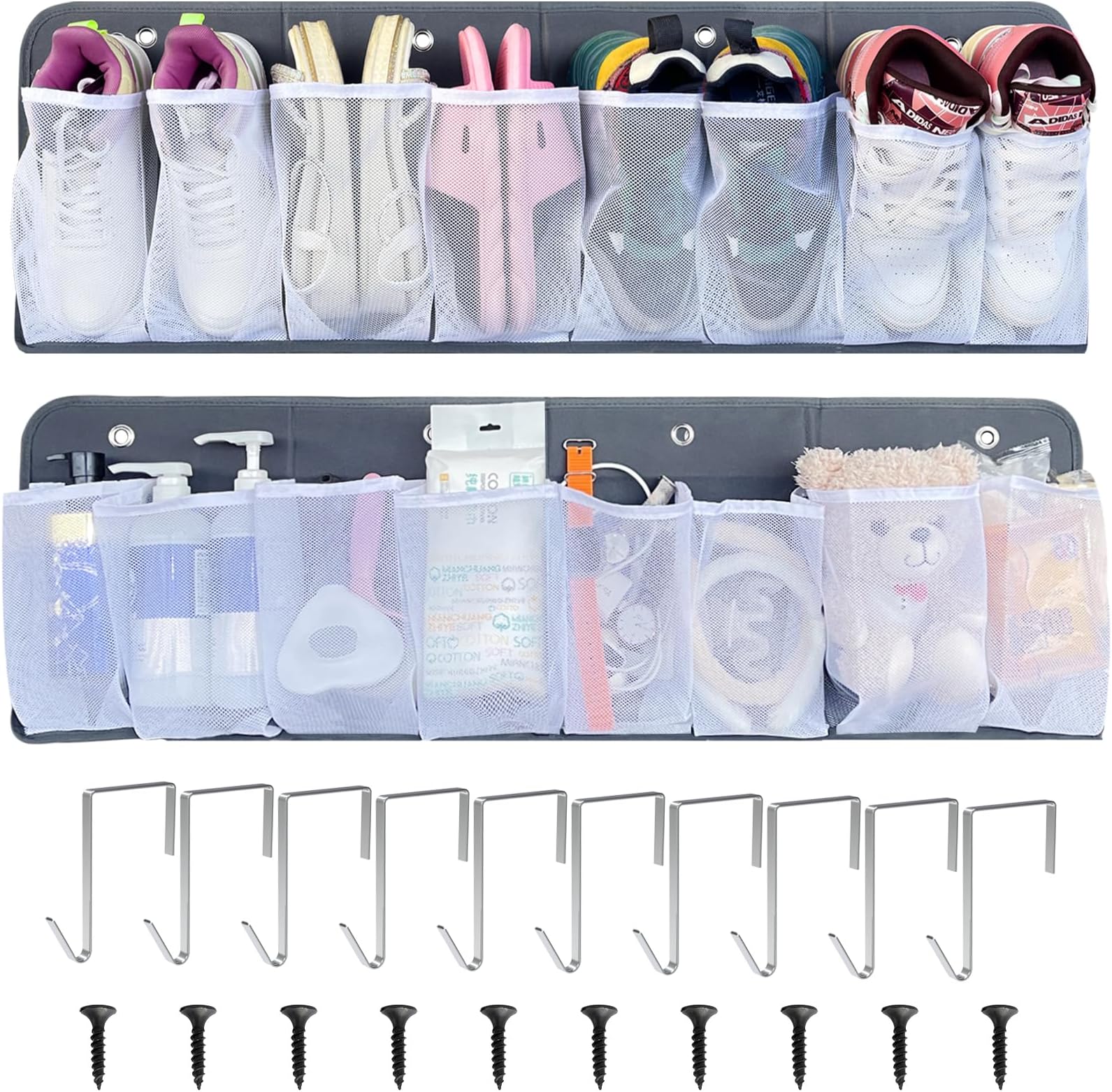 Amazon.com: 2 Pcs RV Shoe Storage for Bedside Handing Shoe Organizer ...