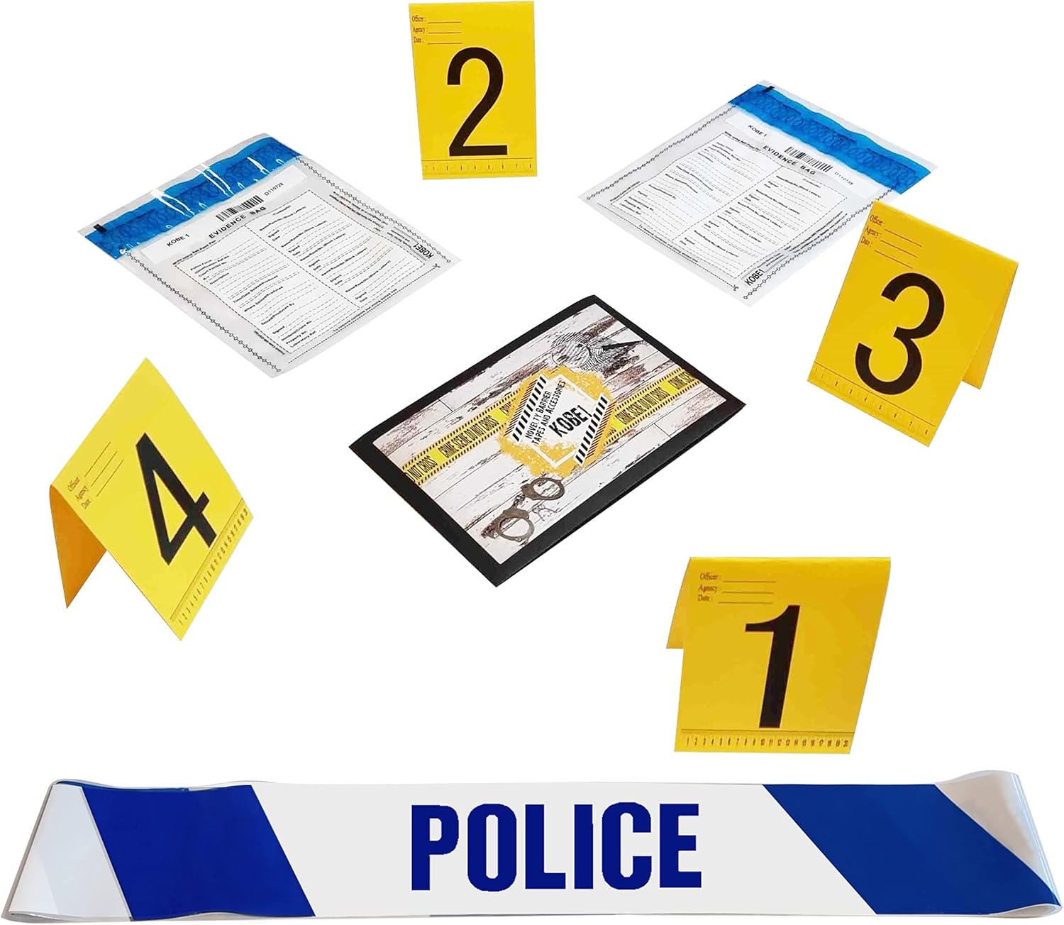 Amazon.com: Kobe1 Police Crime Scene Kit:Police Barrier Tape (20ft ...