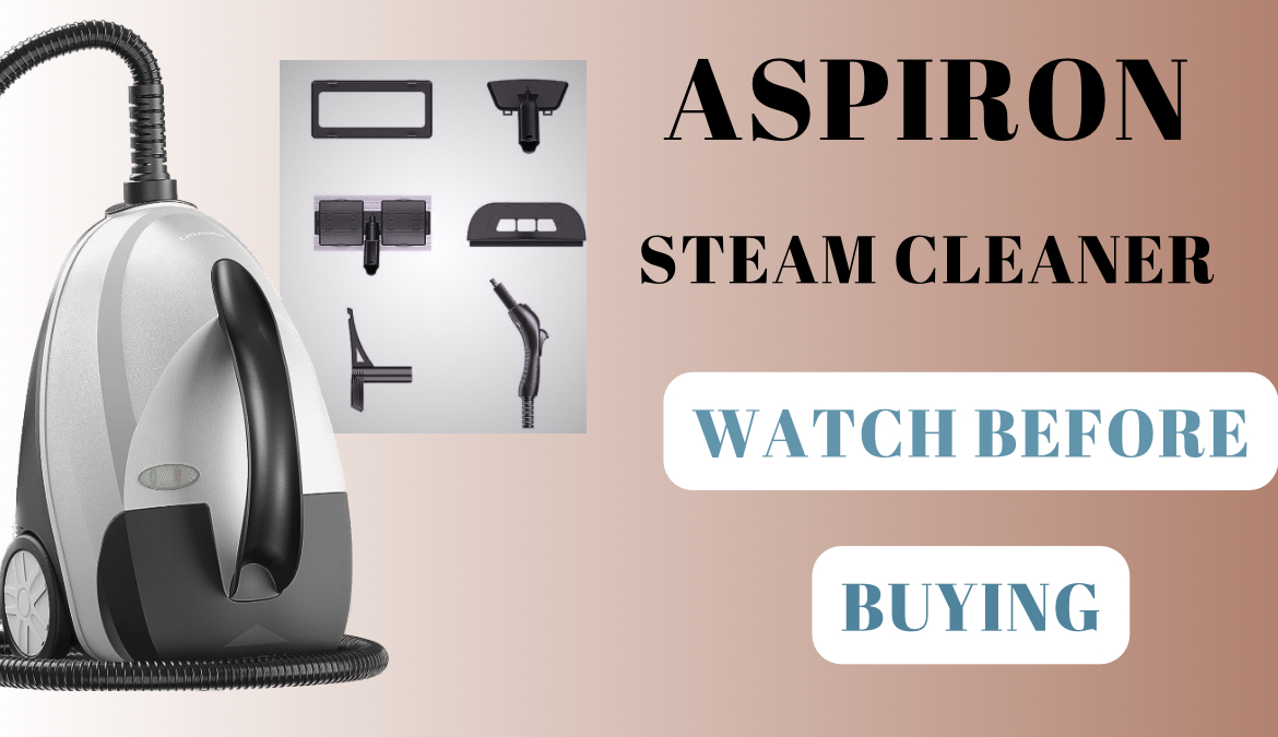 Watch Aspiron steam cleaner review on Amazon Live
