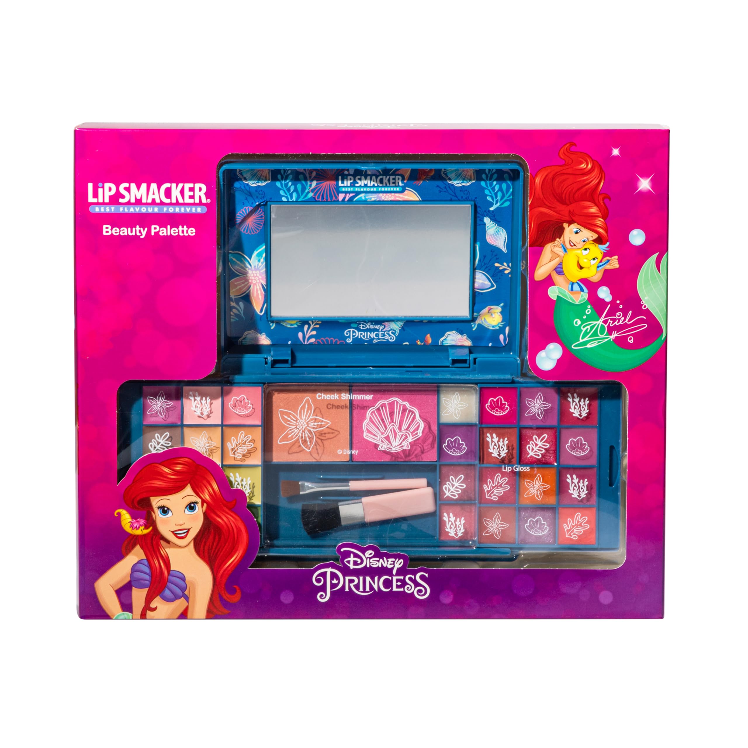 Lip Smacker Princess Ariel Beauty Palette, Make-up Giftset Including ...