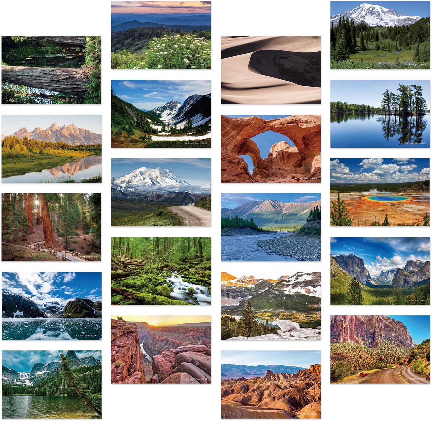 Amazon.com : Dear Mapper United States National Parks Landscape ...