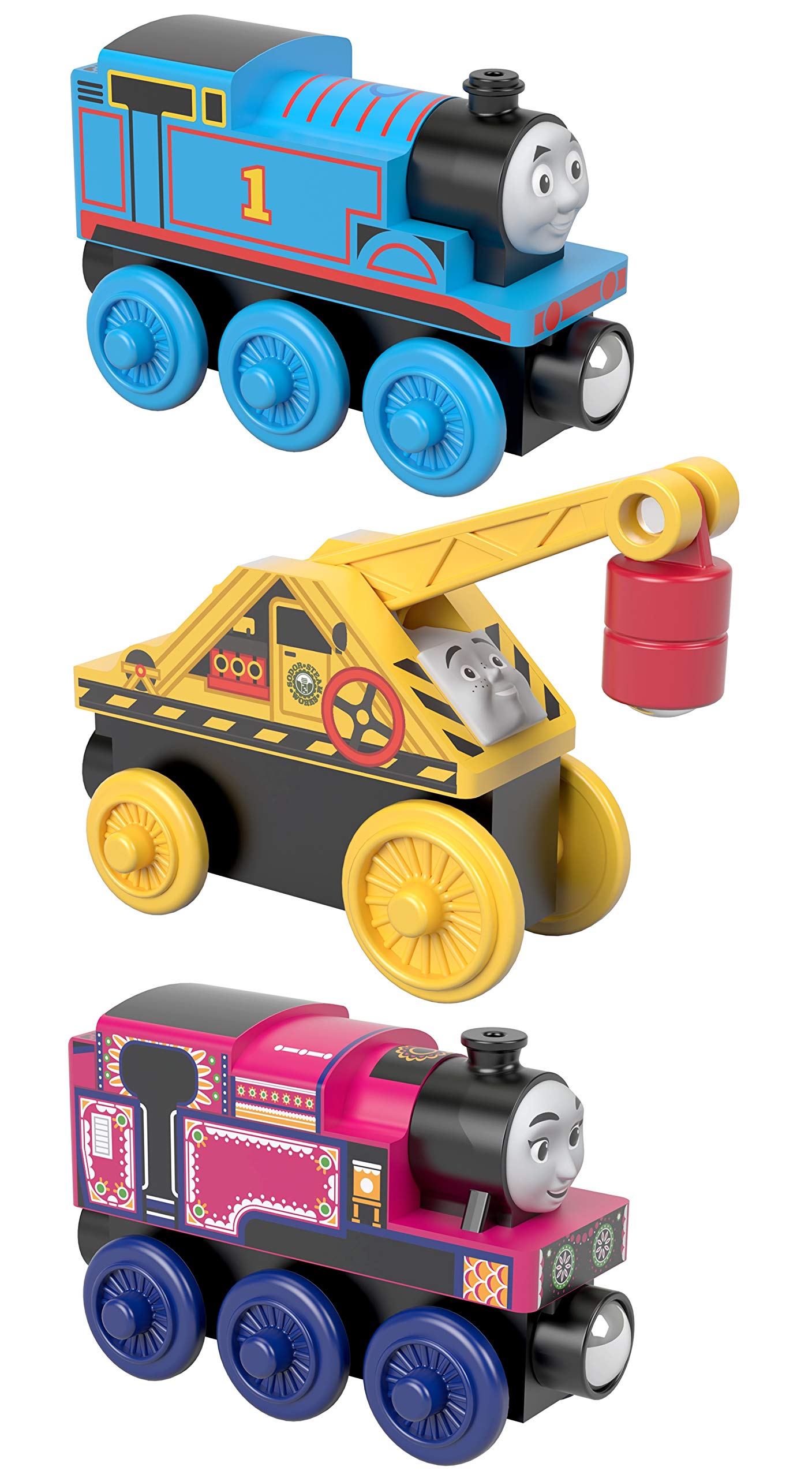 Buy Thomas & Friends Fisher-Price Small Engine, These Wood Toy Trains ...