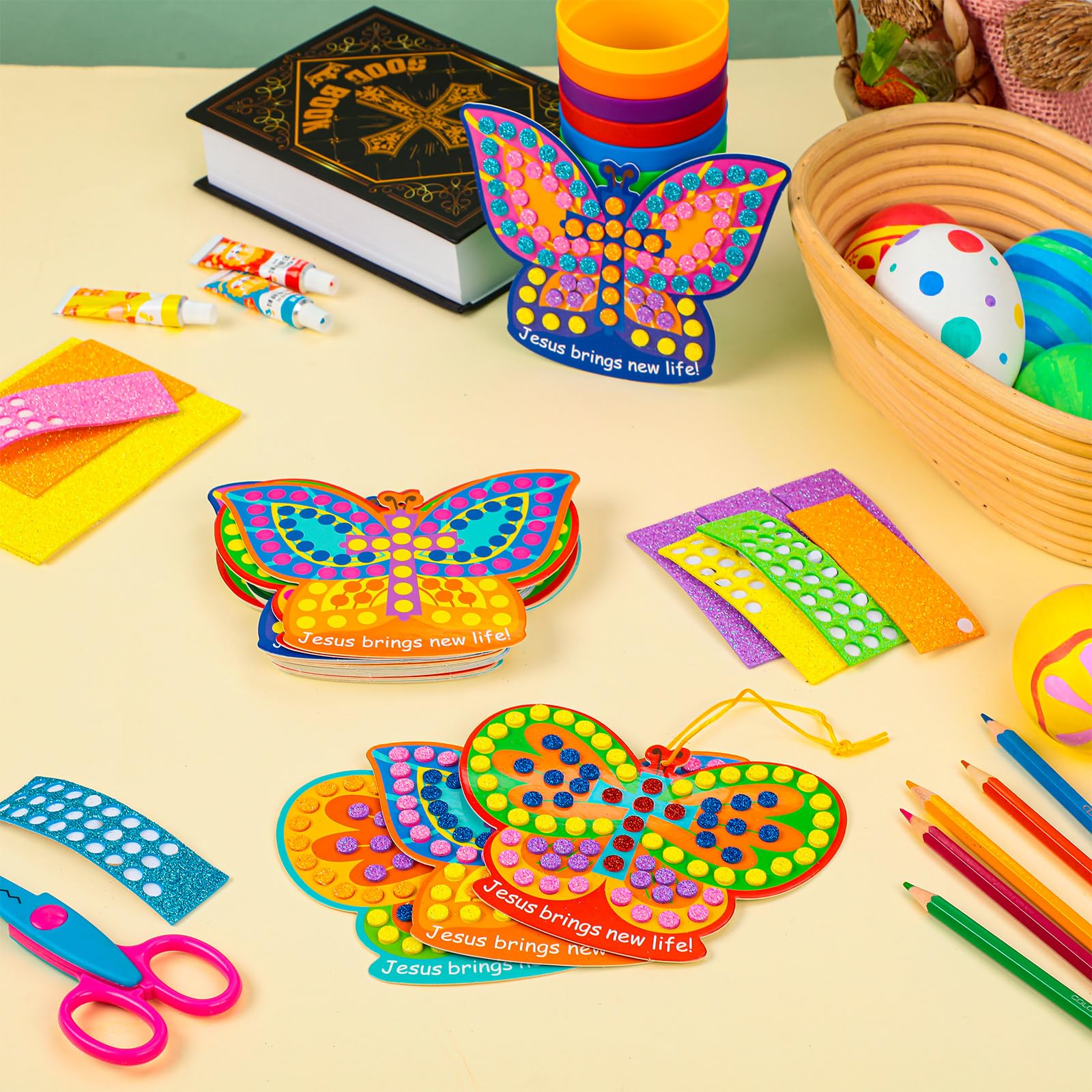Snapklik.com : 24 Packs Religious Easter Craft For Kids Christian ...