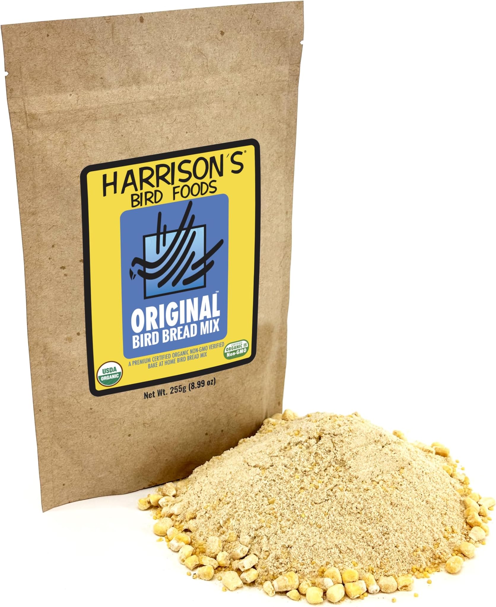 Amazon.com : Harrison's Organic High Potency Fine Bird Food 25 Lb by ...