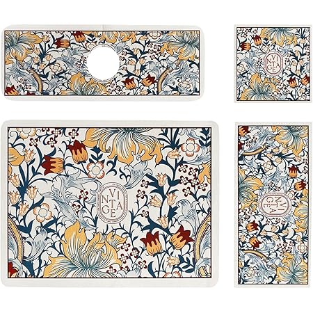 Amazon.com: Dish Drying Mat for Kitchen Counter, Faucet Mat, Coaster ...