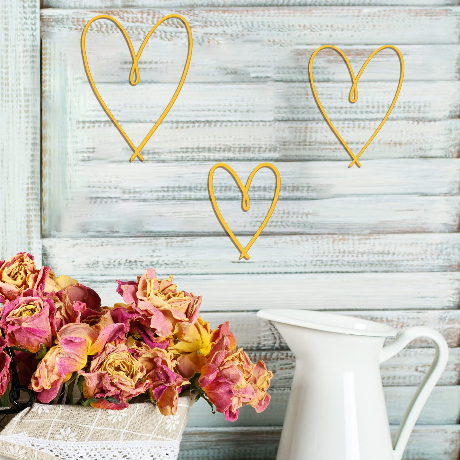 Metal Heart Wall Decor Long Heart Wall Sculpture – Don Drumm Studios