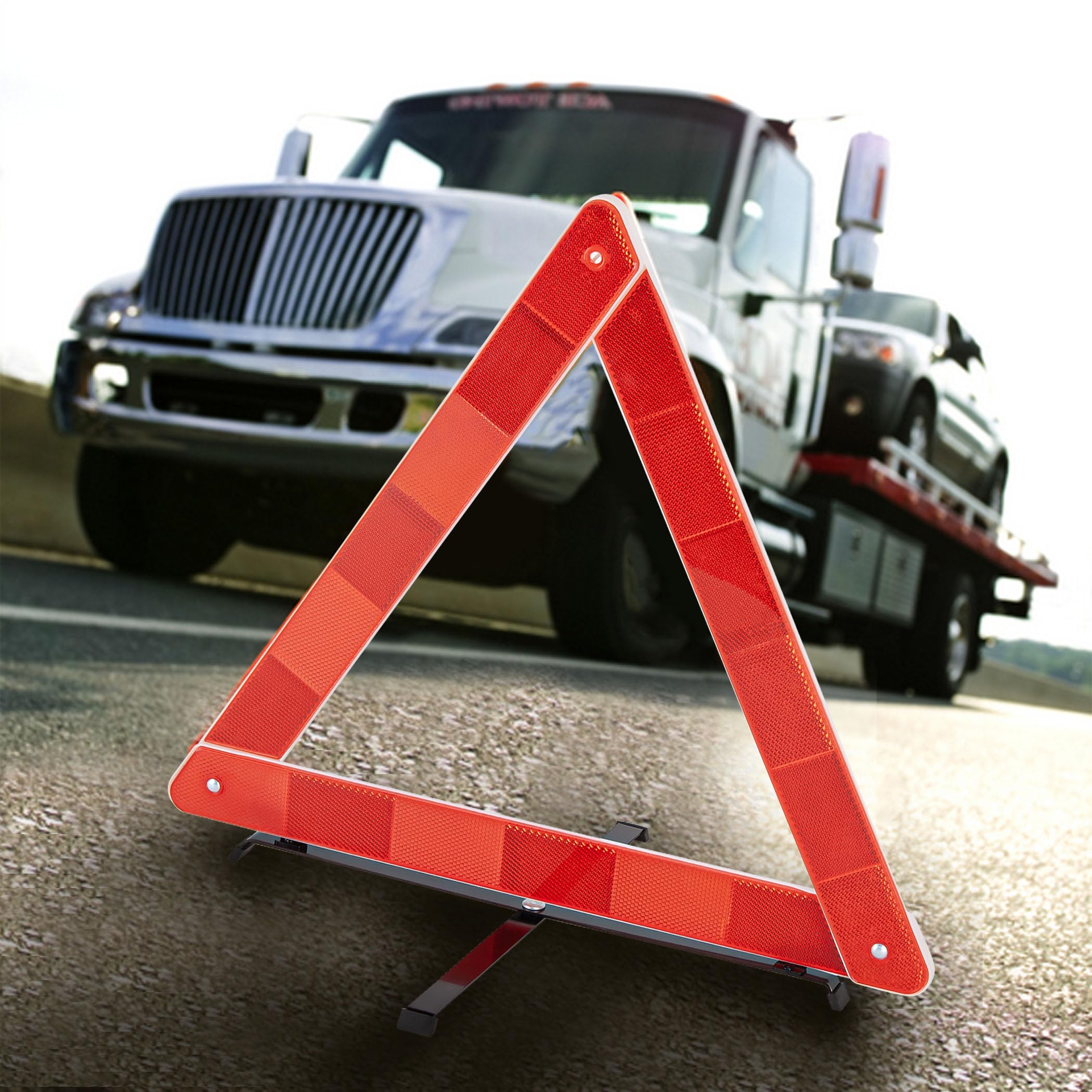 Snapklik.com : CARTMAN 3 Pack Warning Triangle Reflective Warning Road ...