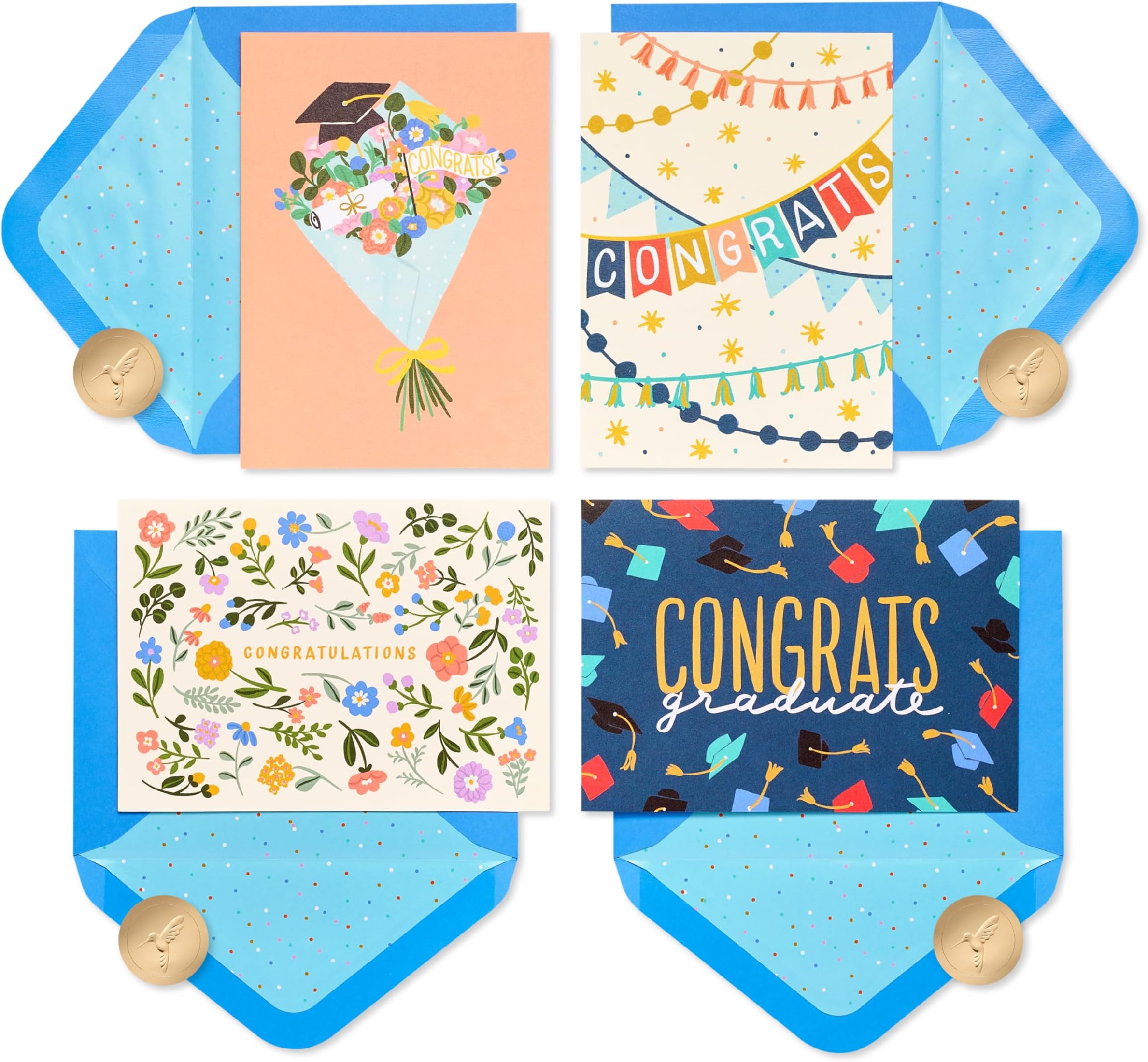 Amazon.com : Papyrus Graduation Cards Pack with Envelopes ...