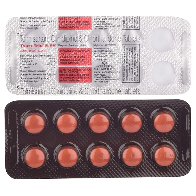 Tsart Trio 6.25 - Strip of 10 Tablets : Amazon.in: Health & Personal Care
