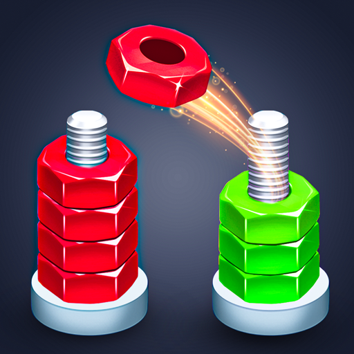 Bolts Color Sorting: Nuts Sort - Nuts & Bolts Puzzle Game 3D Nut and ...