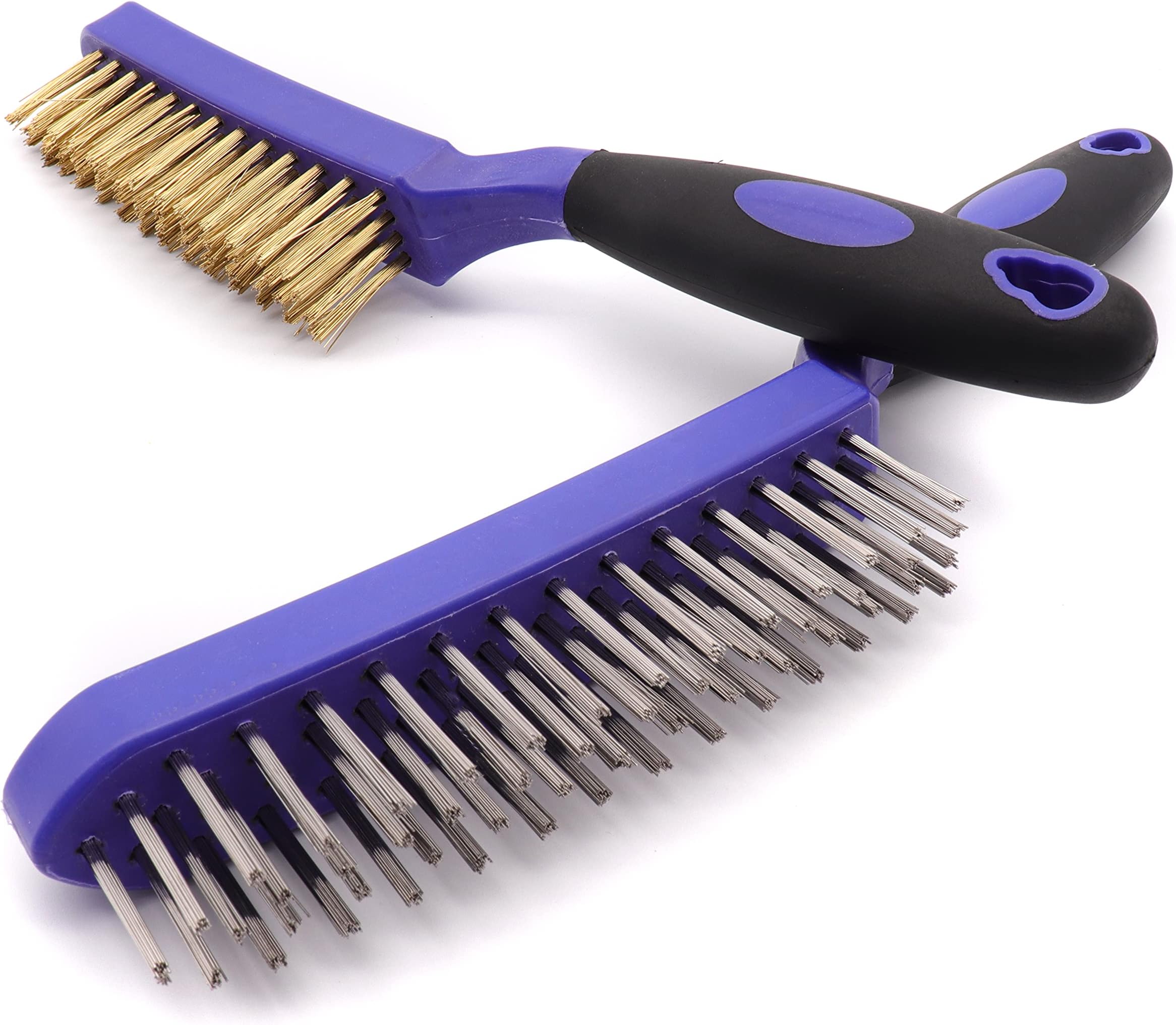 COTTAM Mini / Small Wire Brush Set (x3 Wire Brushes) | Nylon, Brass ...