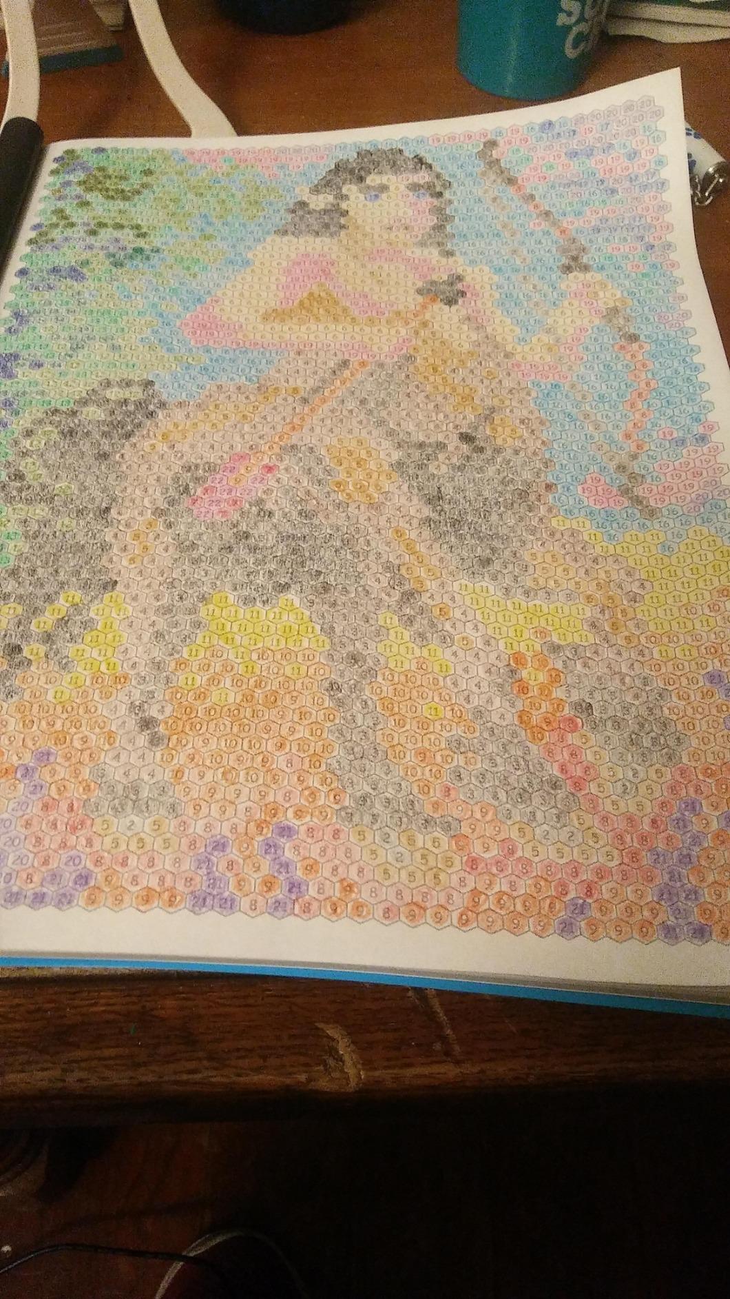 Amazon.com: FANTASY QUEST Color by Number: Activity Puzzle Coloring ...