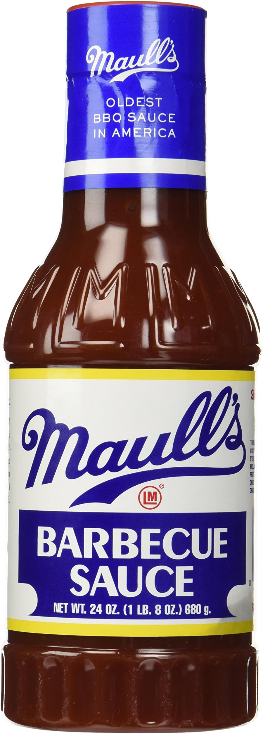 Amazon.com : Maull's Original Barbecue Sauce, 24 Ounce Bottle (Pack of ...