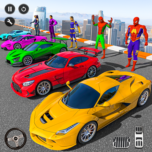 Superhero Car Stunts Game Superhero Car Mega Ramp Car Game Superhero ...