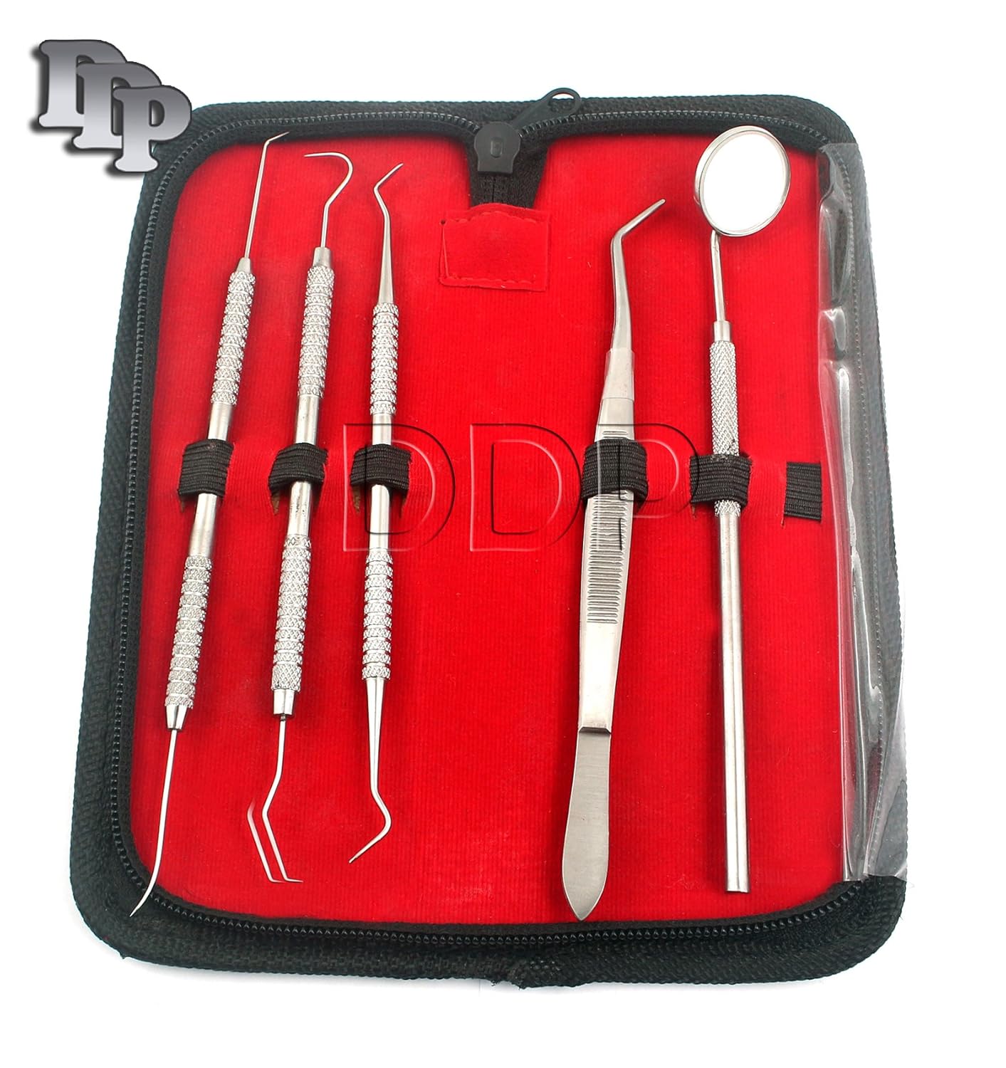 Amazon.com: DDP DENTAL HYGIENE KIT, DENTIST TOOL KIT, STAINLESS STEEL ...