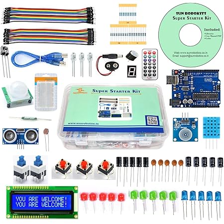 Quad Store Super Starter Kit for Uno R3 compatible with Arduino IDE ...