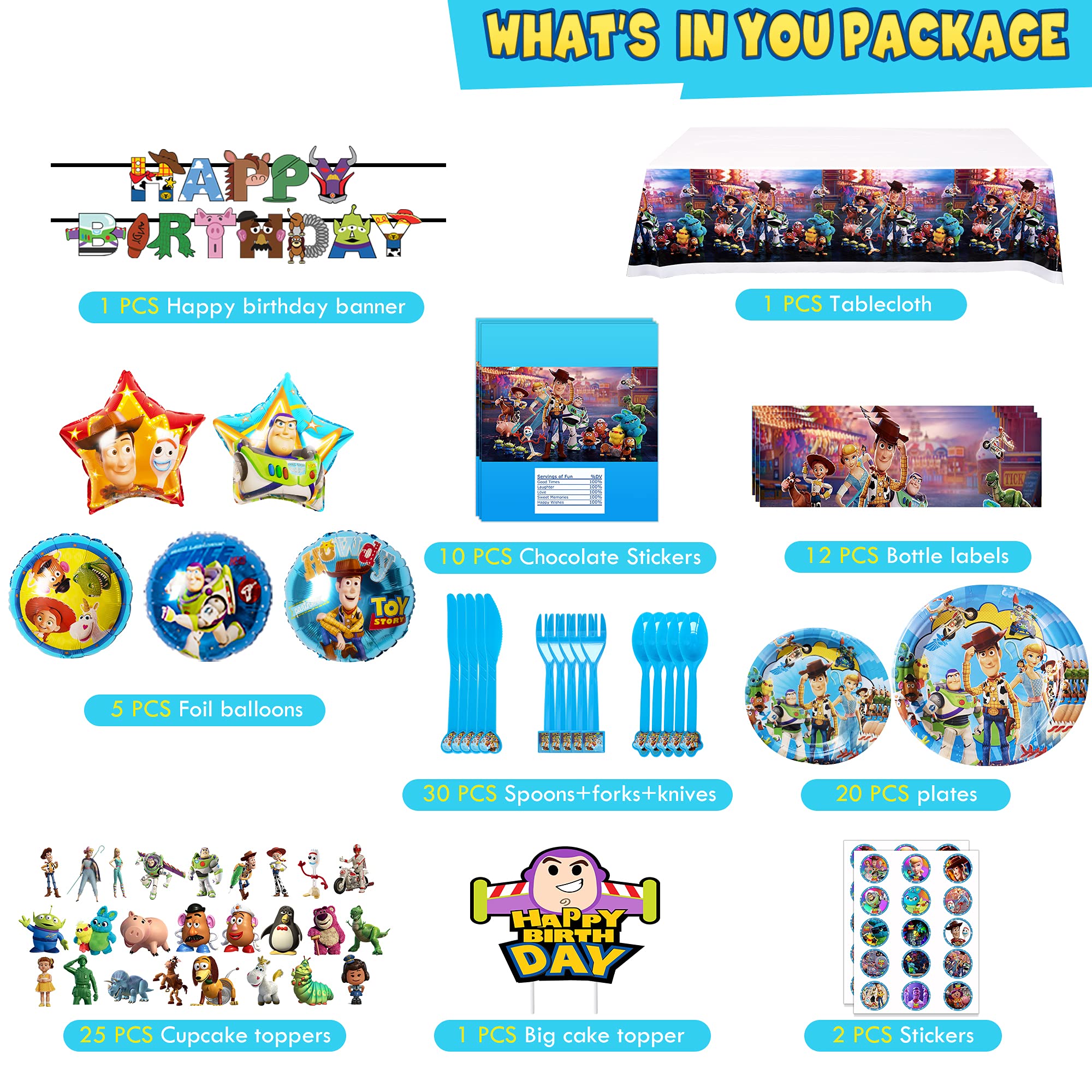 Birthday Party Supplies Birthday Decorations 82 Pcs Party Favors birthday-party-supplies-birthday-decorations-82-pcs-party-favors