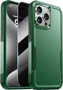 Amazon.com: Diaclara Designed for iPhone 15 Pro Max Case, [with Privacy Screen Protector] [Anti ...