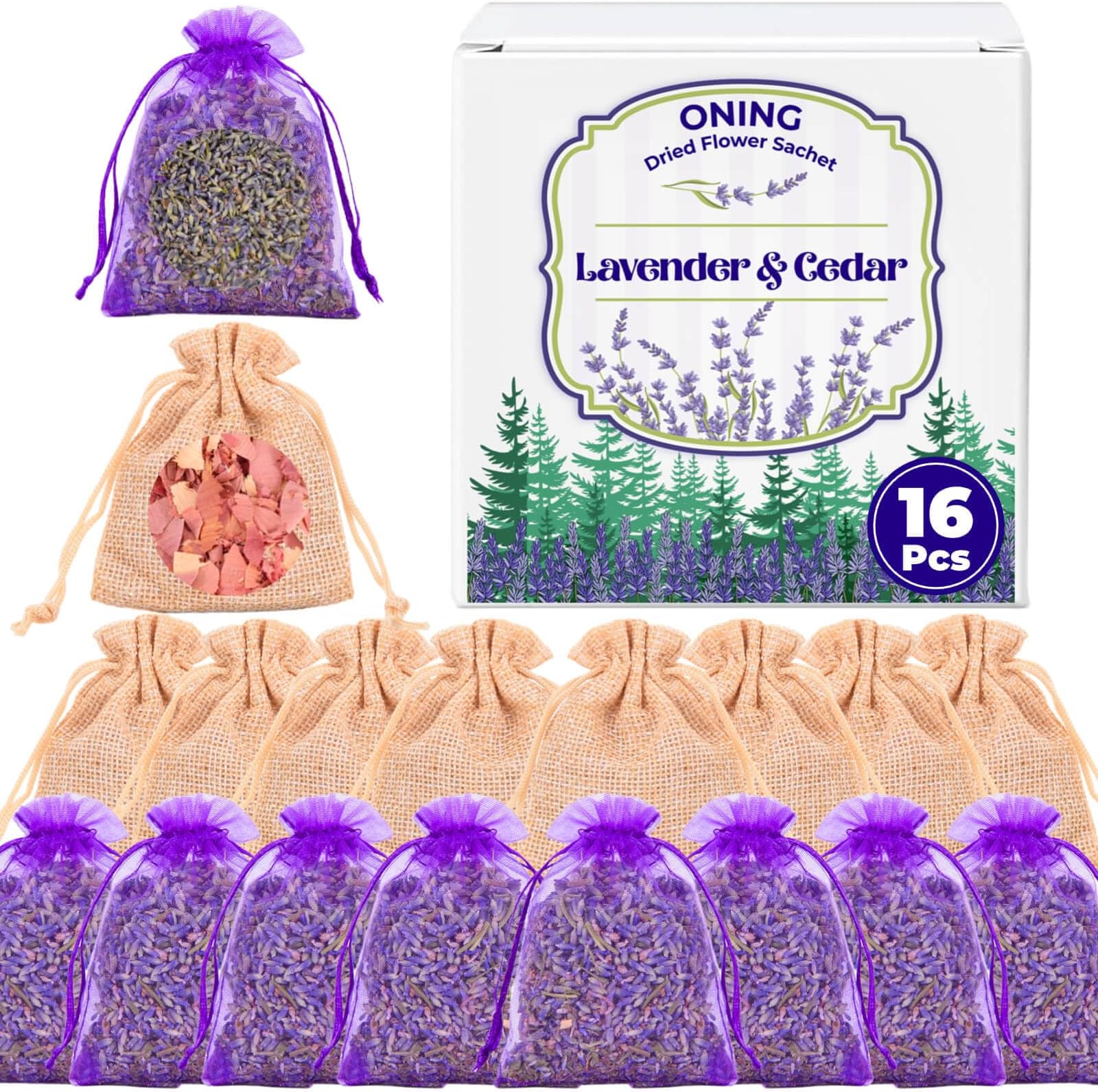Amazon.com: 28 Pack Organic Lavender Sachet Bags for Drawers and ...