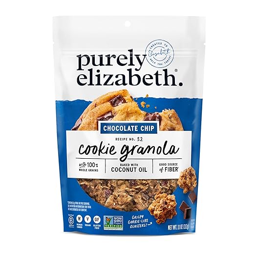 Amazon.com: Purely Elizabeth Cookie Granola Choc Chip 11 OZ