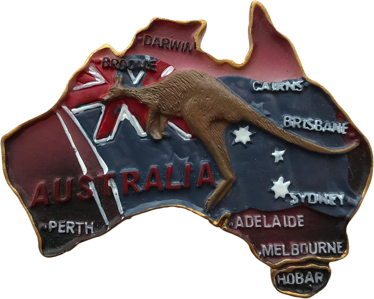 Amazon.com: Australia Kangaroo 3D Refrigerator Magnet Travel Souvenirs ...