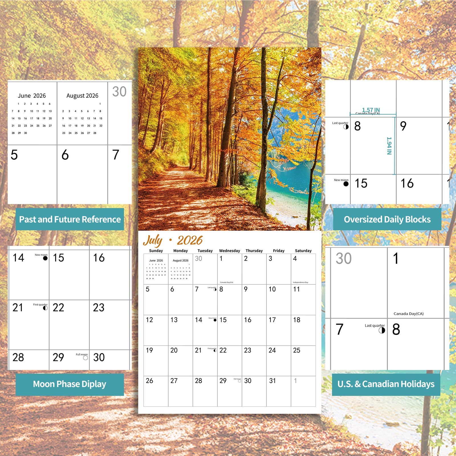 Snapklik.com : 2026 Wall Calendar PATHWAYS Hangable Wall Calendars 12 ...