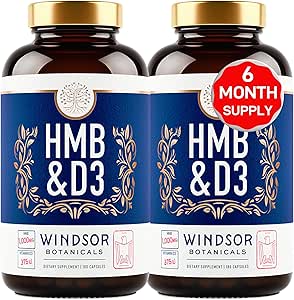 Amazon.com: HMB and Vitamin D3 Supplement - Muscle Growth, Strength ...