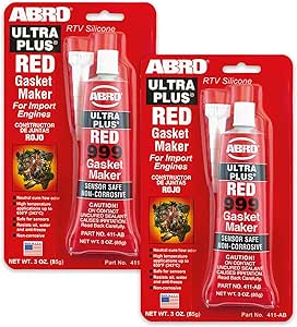 Amazon.com: ABRO Ultra Plus 999 RTV Silicone Sealant and Gasket Maker, for Import Engines ...