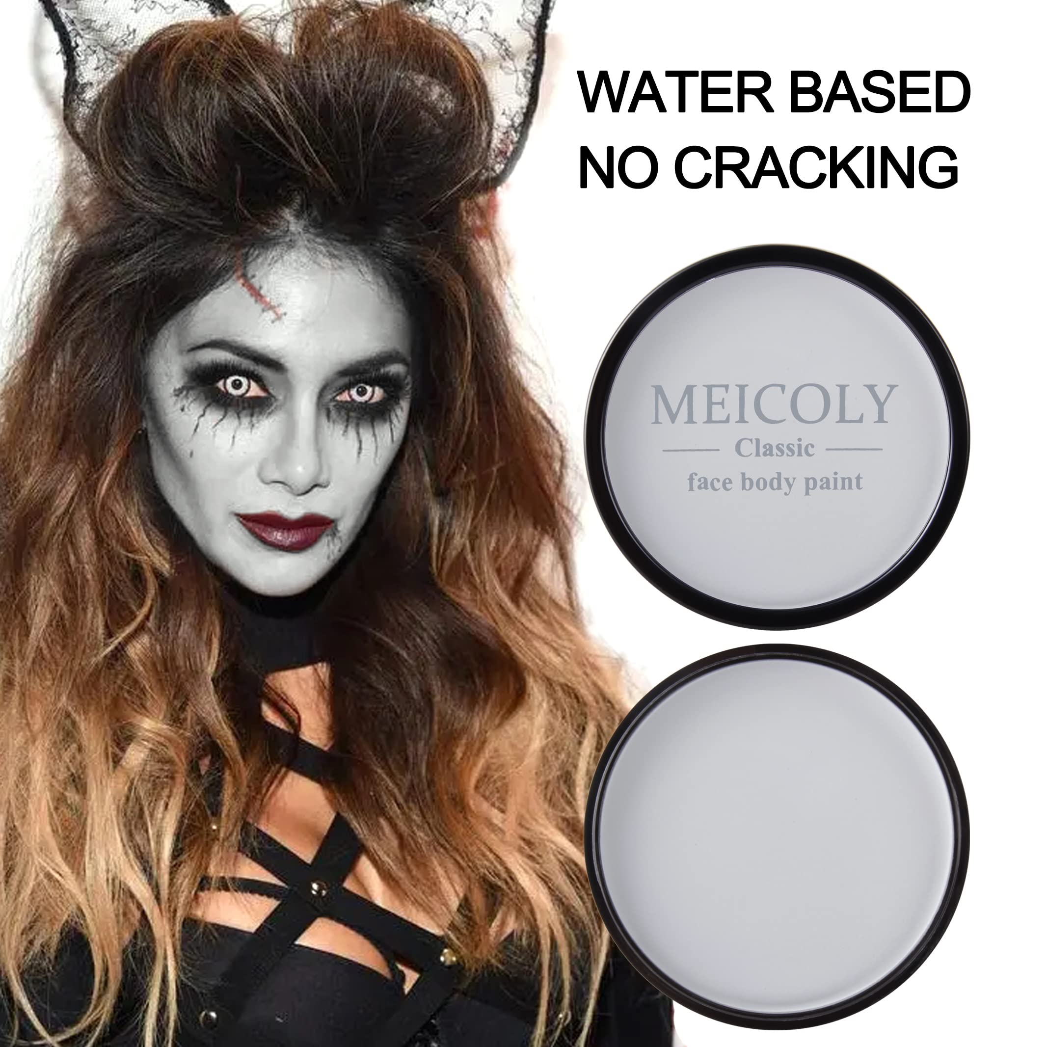 Snapklik.com : Grey Face Body Paint,30g/1.05oz Water Based Washable ...