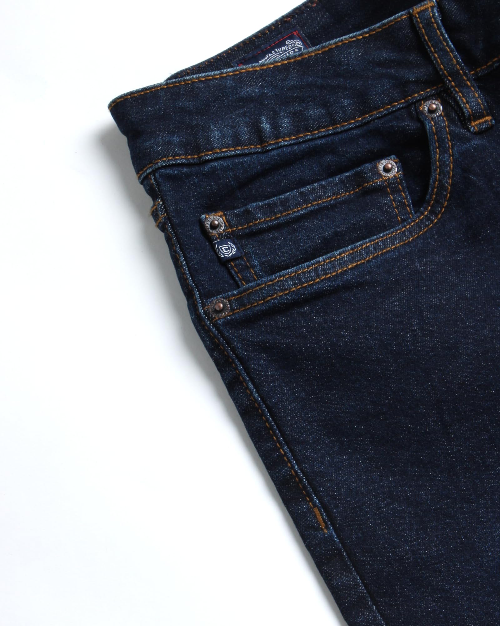 Snapklik.com : Chaps Mens Relaxed Fit Jeans - Straight Leg Stretch ...