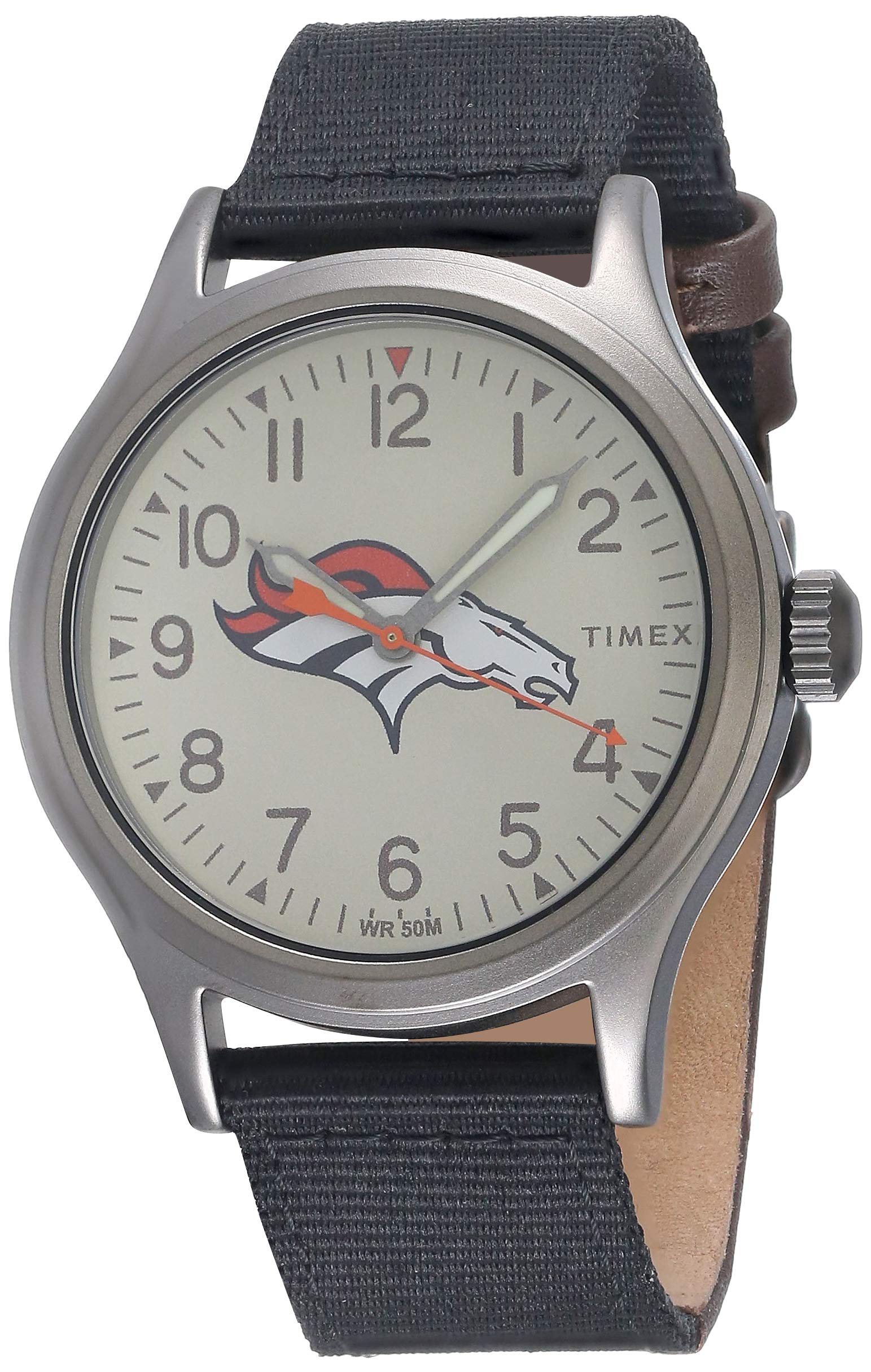 Amazon.com: Timex Tribute Timex Men's TWZFBROMB NFL Clutch Denver ...