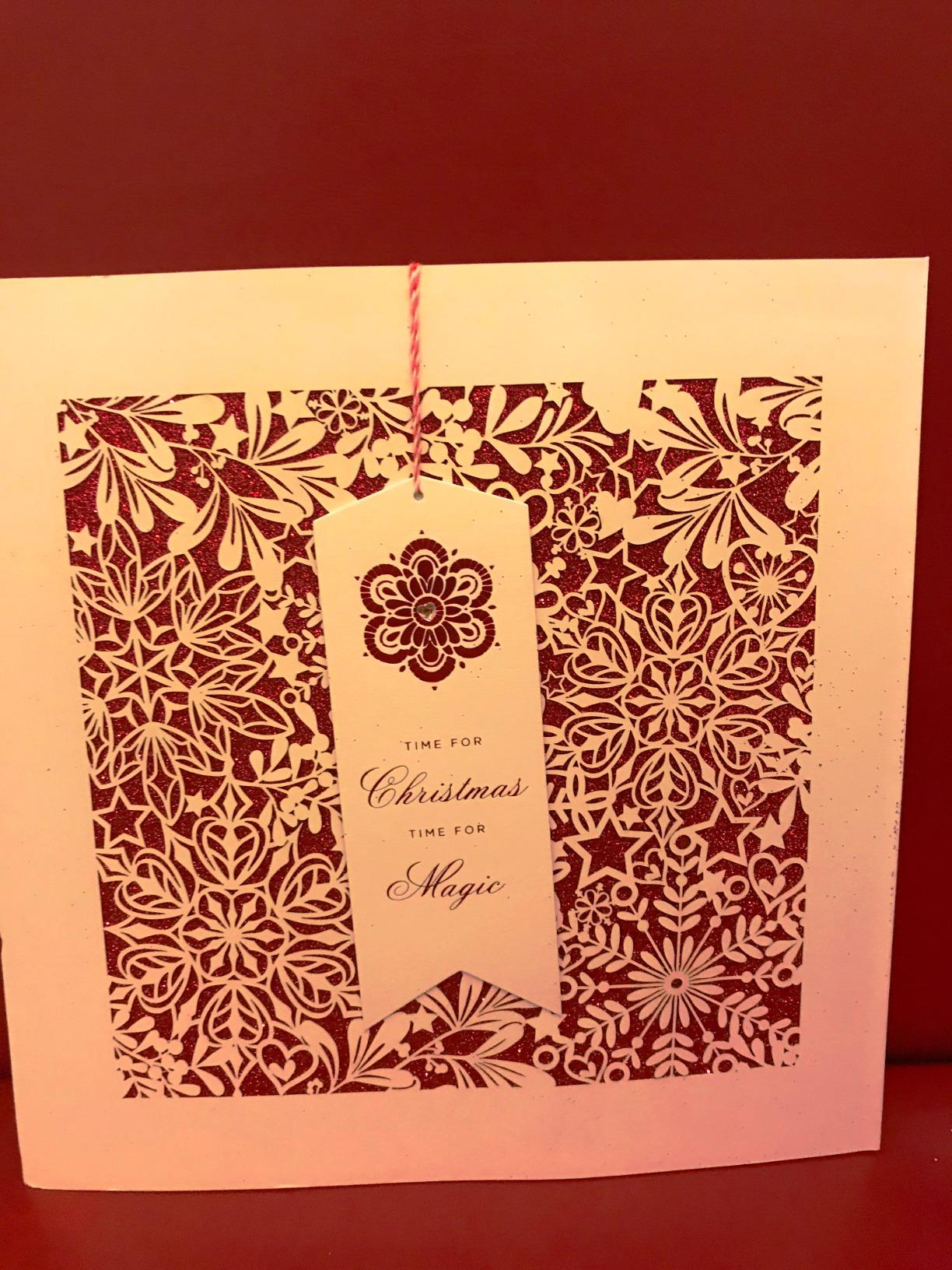 Hallmark Christmas Card "Time for Magic" - Large : Amazon.co.uk ...