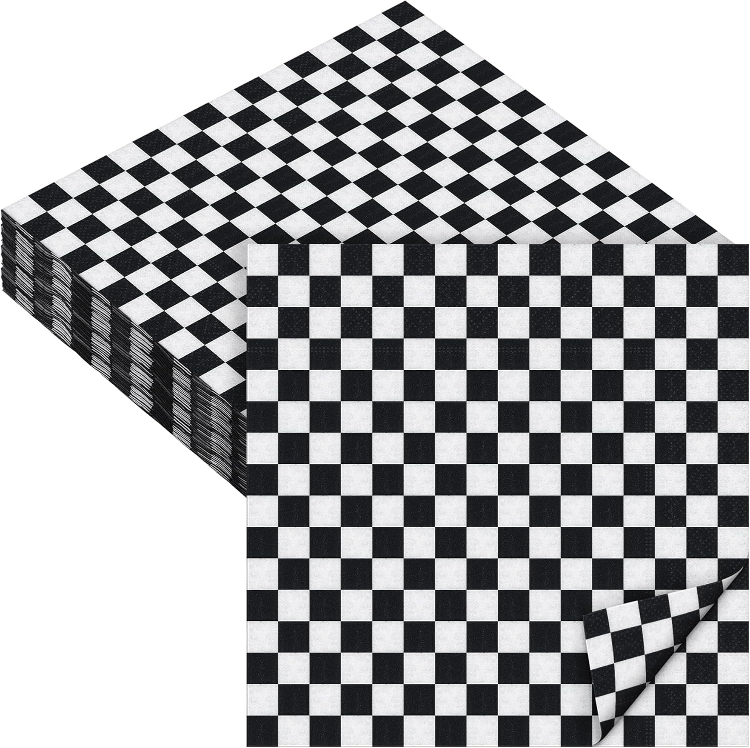 Amazon.com: Aodaer 48 Pieces Race Car Paper Napkins Disposable ...