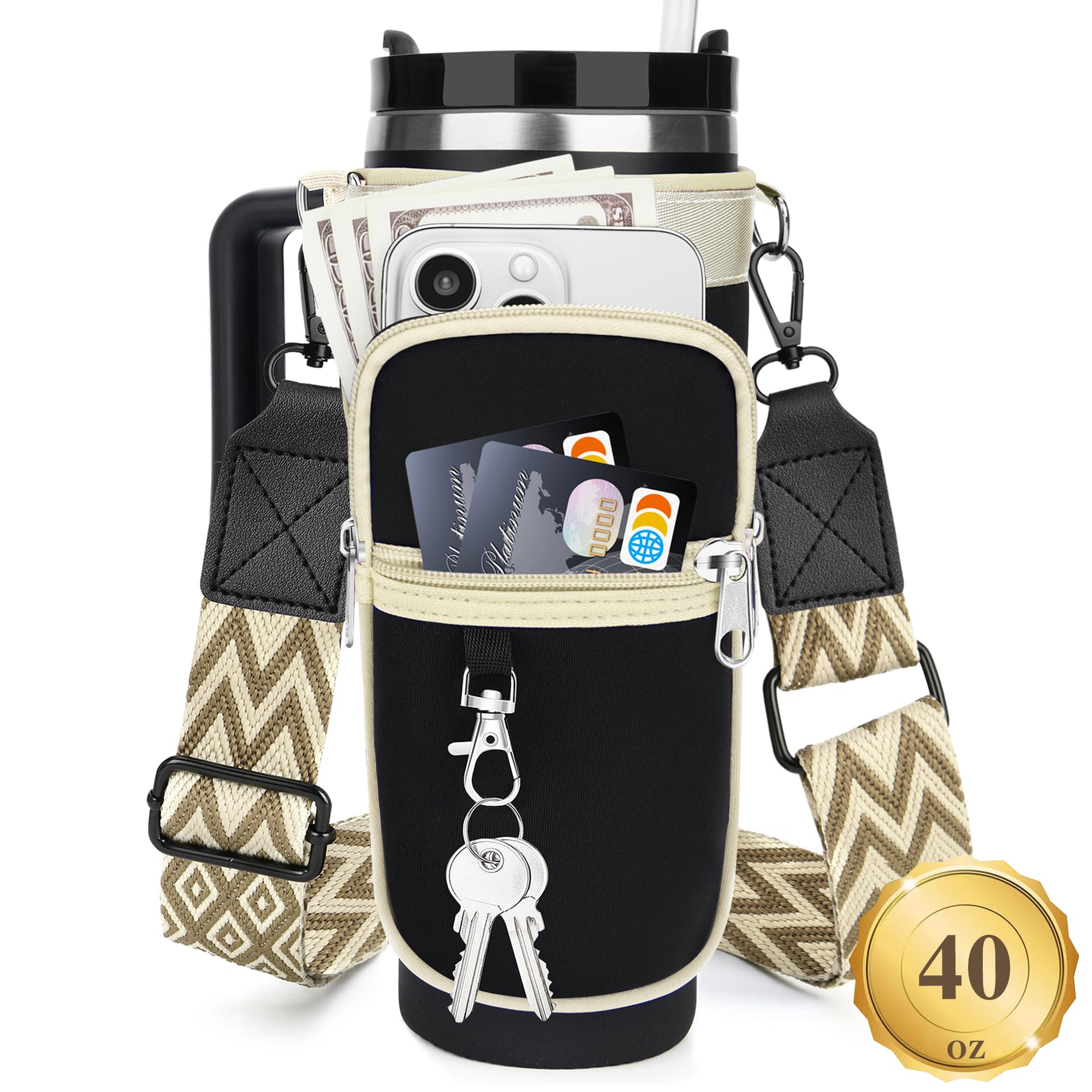 Amazon.com : for Stanley Cup Accessories - Water Bottle Carrier Holder ...