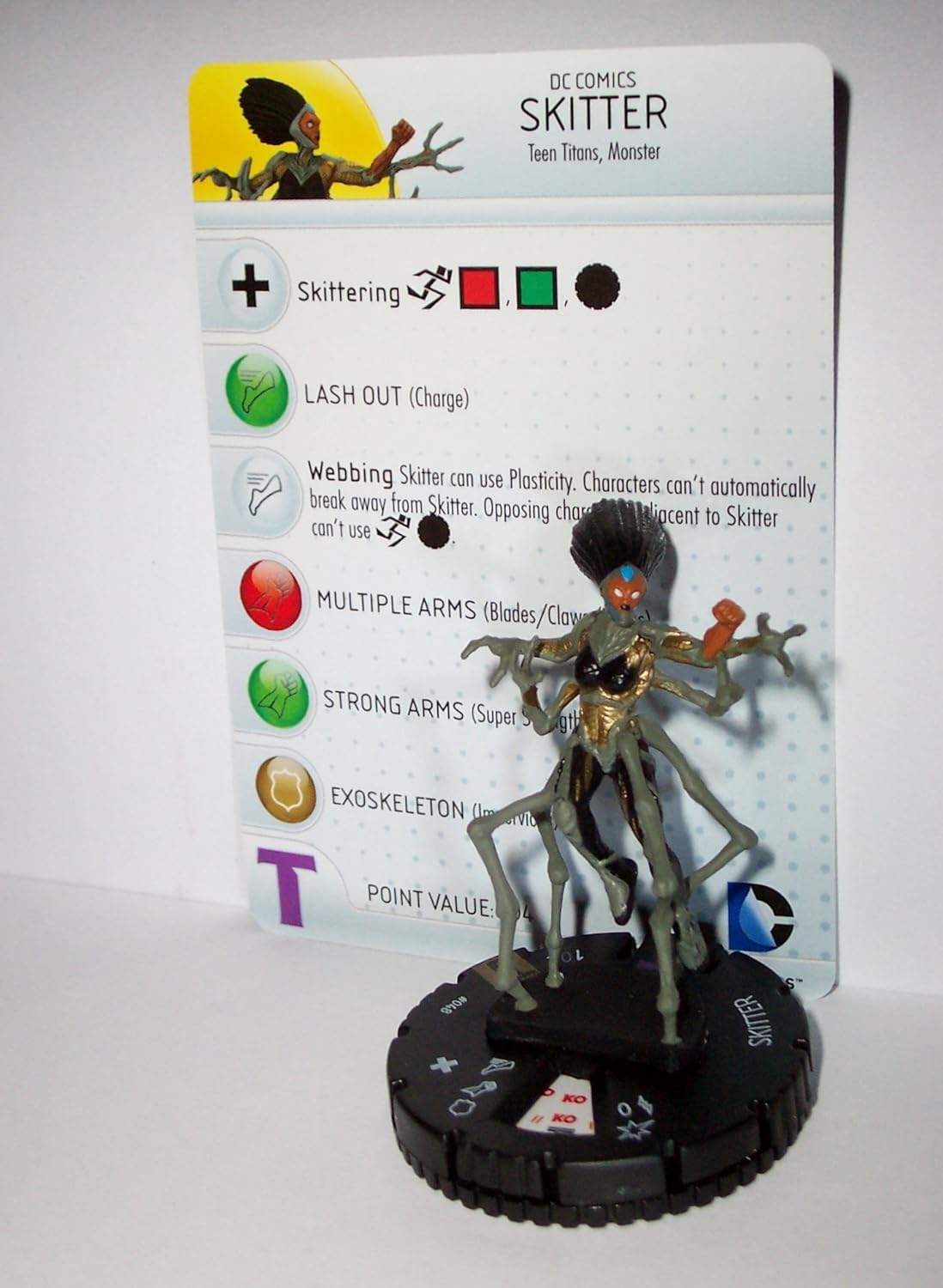 Amazon.com: Heroclix DC Teen Titans #048 Skitter Figure with Card ...