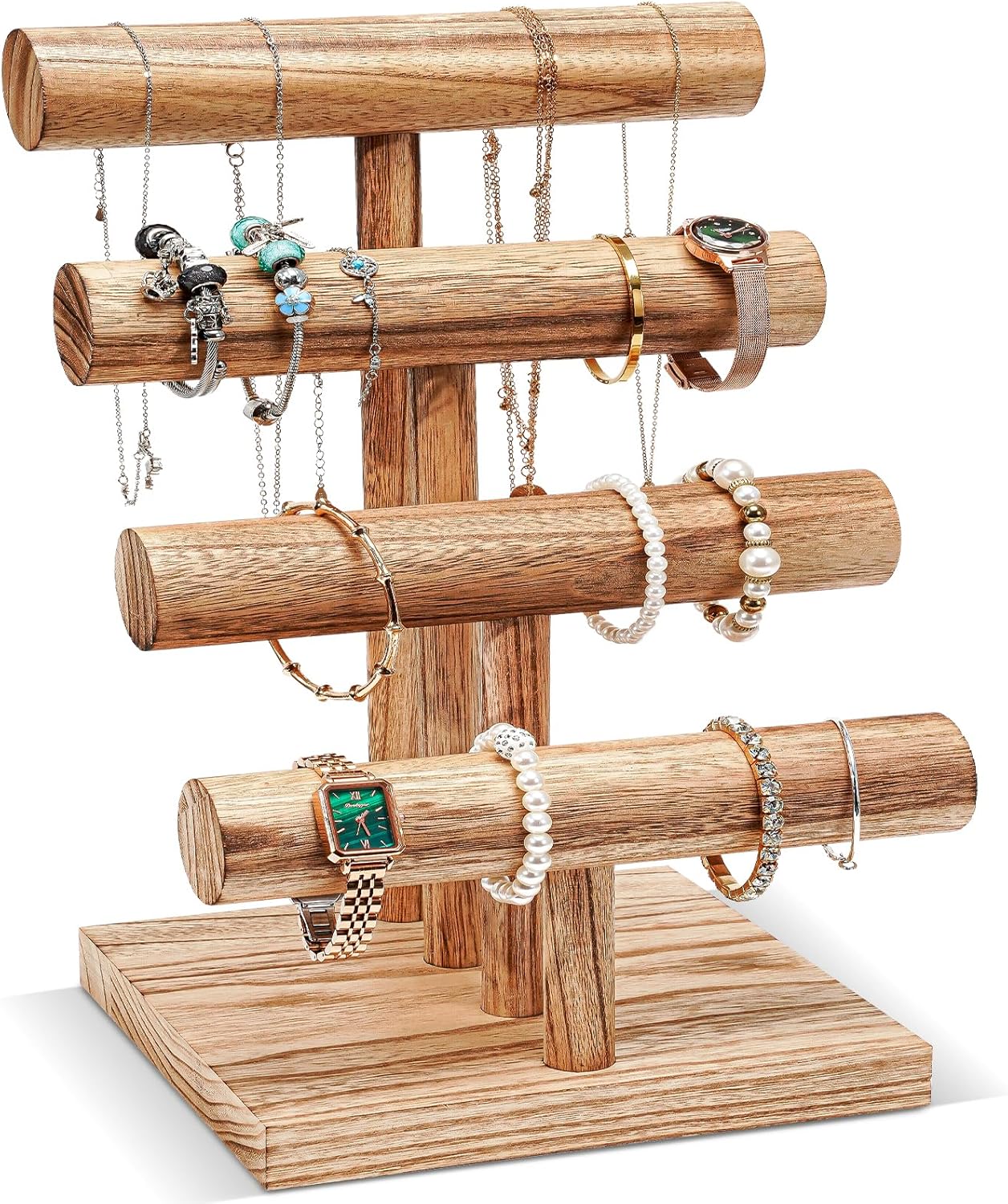 Amazon.com: ProCase Bracelet Holder Display Bracelet Organizer, Wooden ...