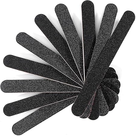 Amazon.com : Nail File 10 PCS Professional Double Sided 100/180 Grit ...