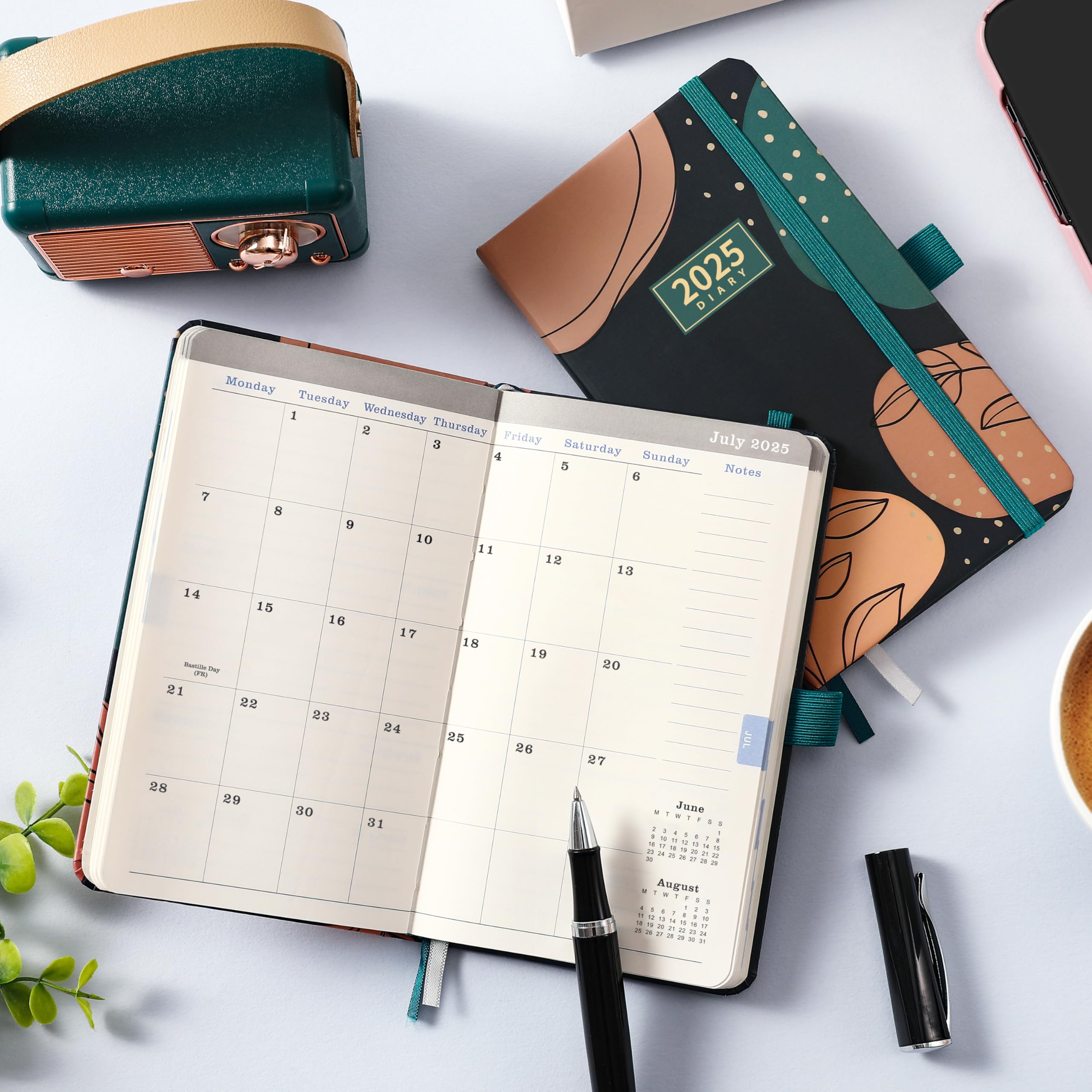 Pocket Diary 2025 – A6 Diary 2025 Week to View from Jan. 2025 to Dec ...