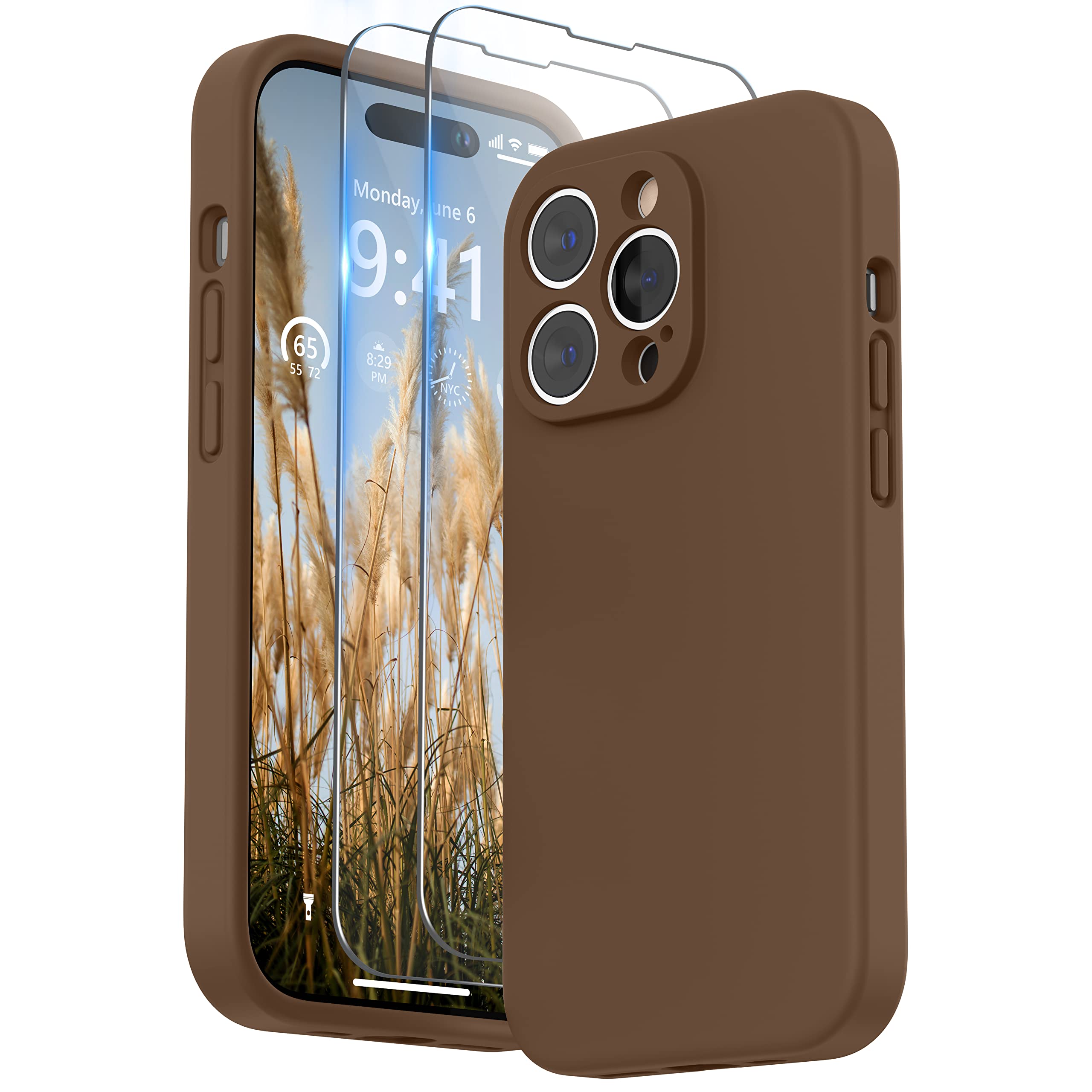 Amazon.com: SURPHY Designed for iPhone 14 Pro Case with Screen ...