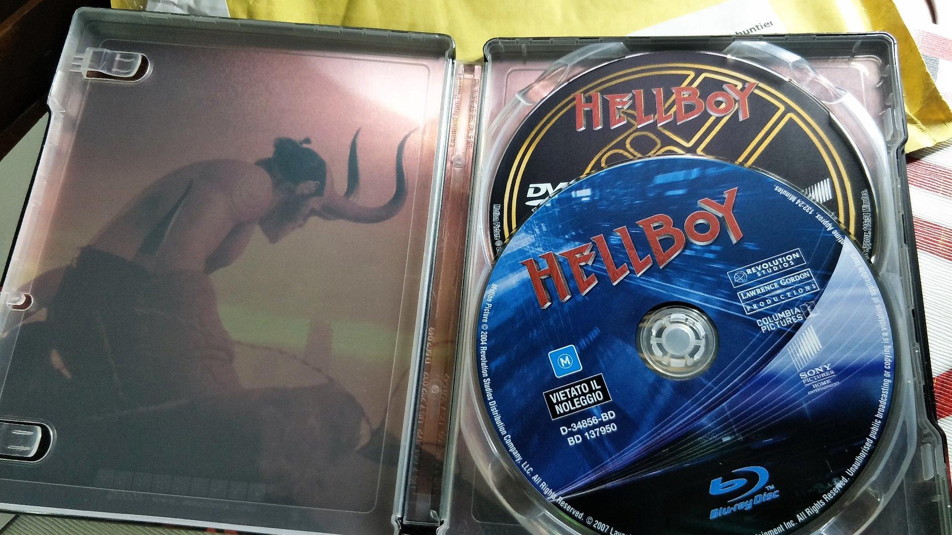 Hellboy [2004] [Exclusive SteelBook] (4K ULTRA HD + BLU-RAY + DIGITAL ...