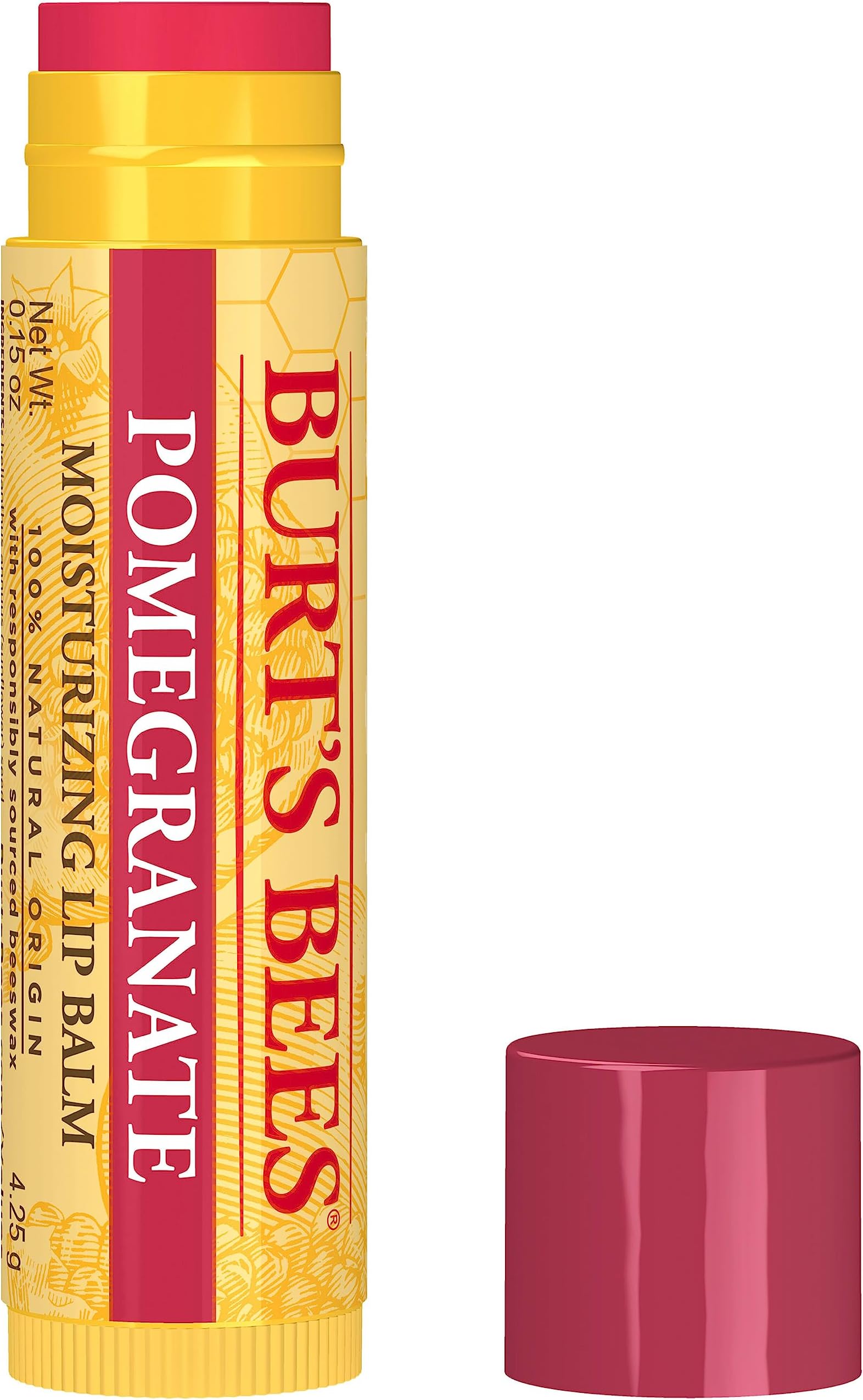 Amazon.com : Burt's Bees Lip Balm - Original Beeswax 12 Count Pack in ...