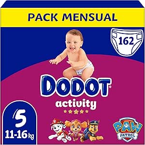 Dodot Activity Diapers Size 5 (11-16kg), 162 Diapers : Buy Online at ...