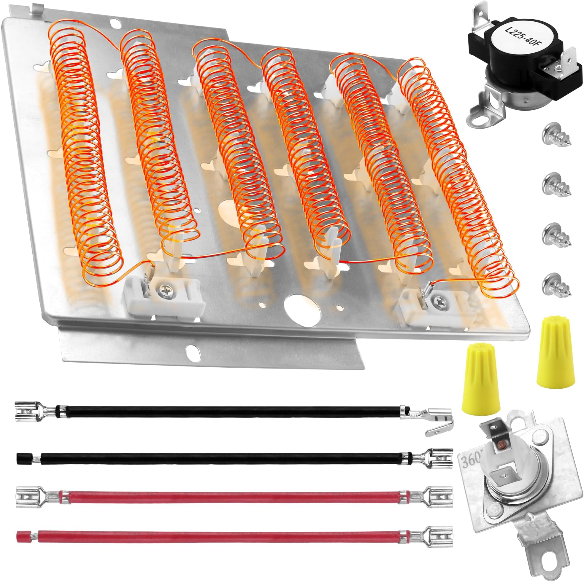 Amazon.com: 964P3 Speed Queen Washer Dryer Combo Kit,heater-Org-5350W ...